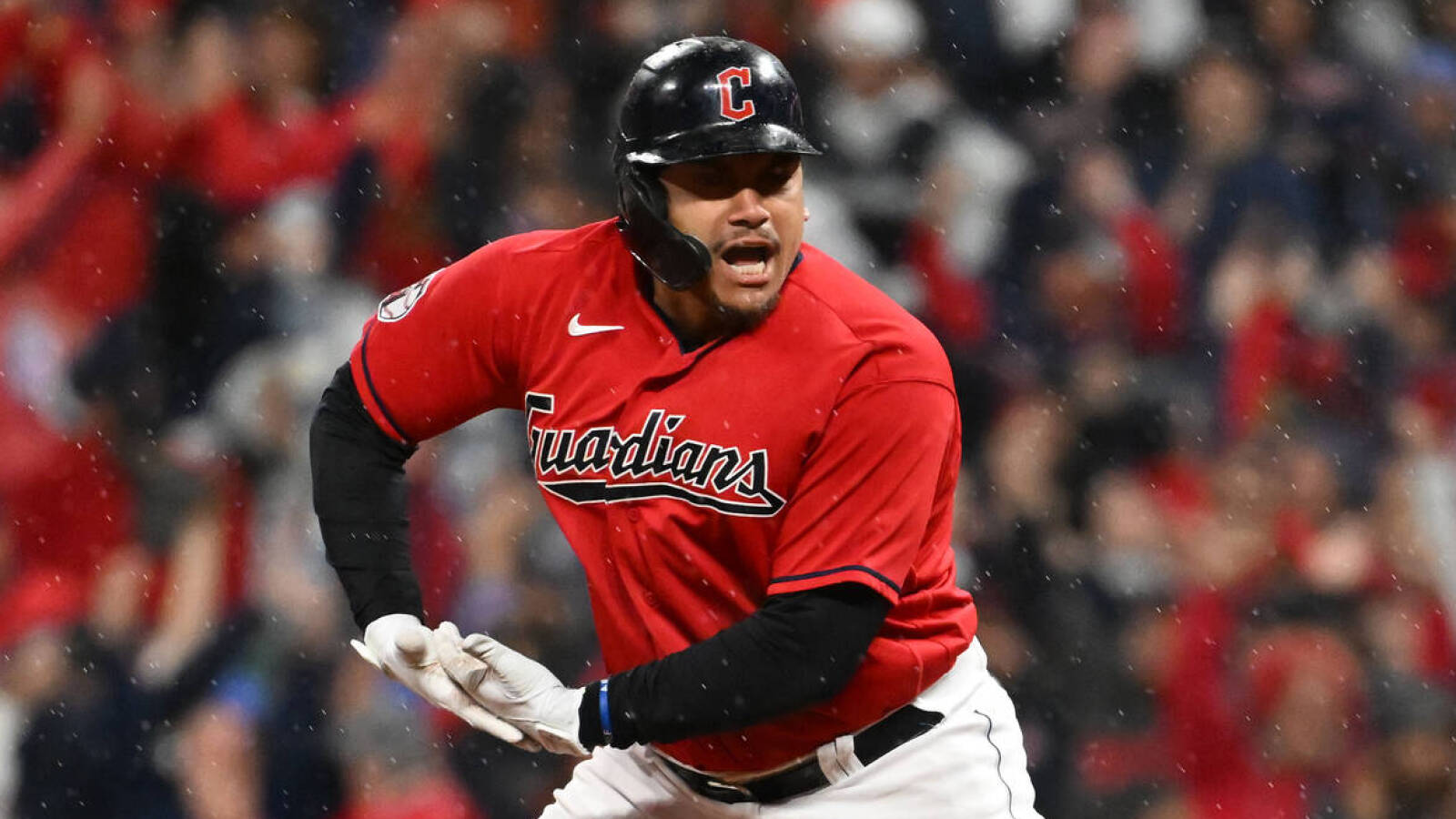 Gerrit Cole calls Josh Naylor's baby-rocking celebration 'cute ...