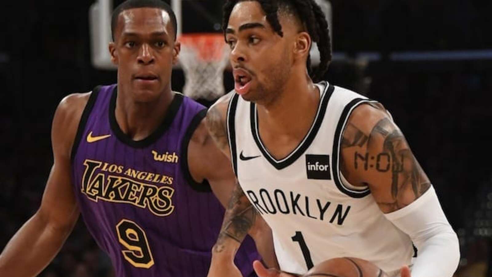 D’Angelo Russell Explains How He Learned Good Communication From Rajon Rondo Growing Up | Yardbarker