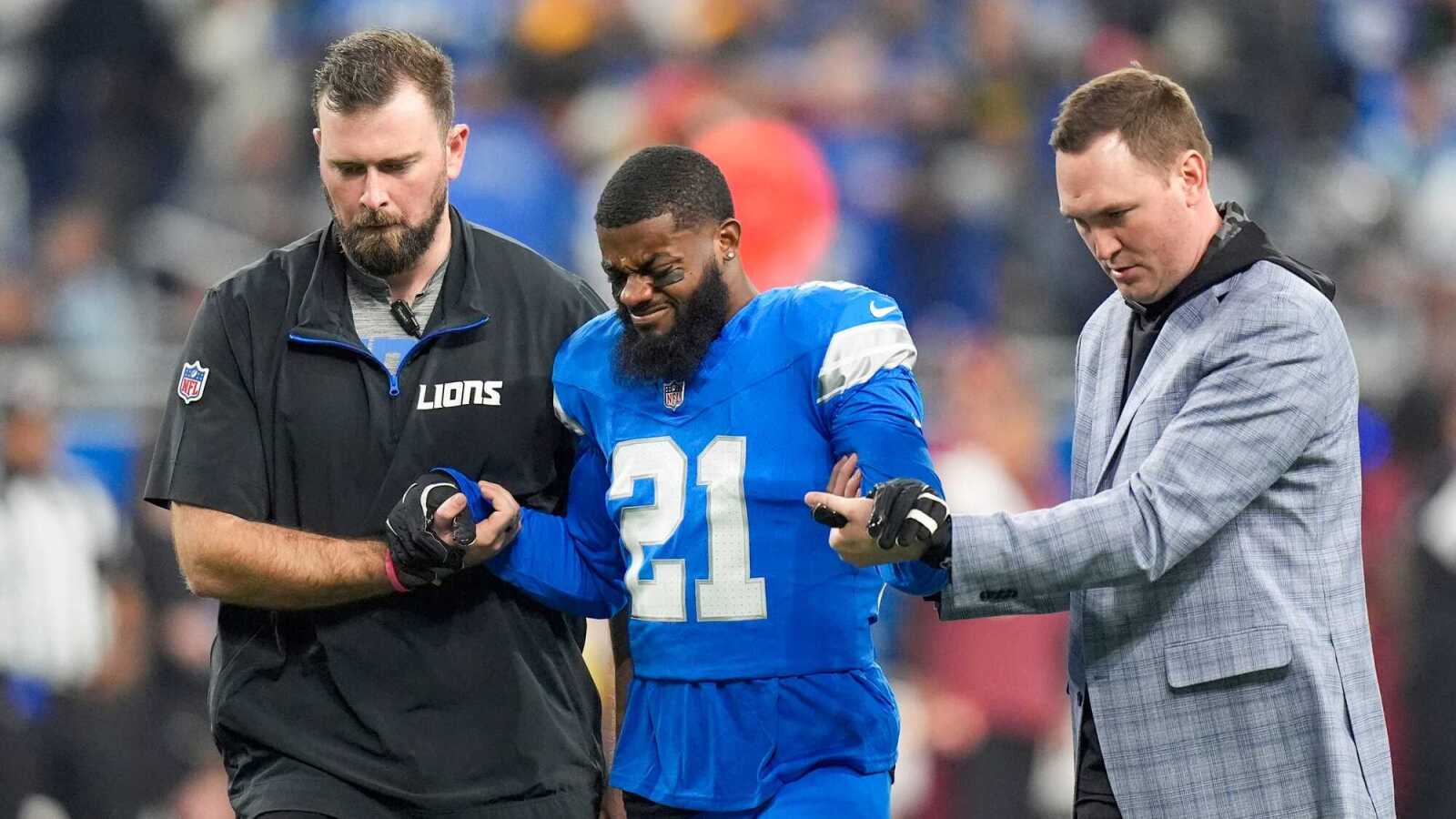 Amik Robertson injury update: Lions CB undergoes surgery for broken arm ...