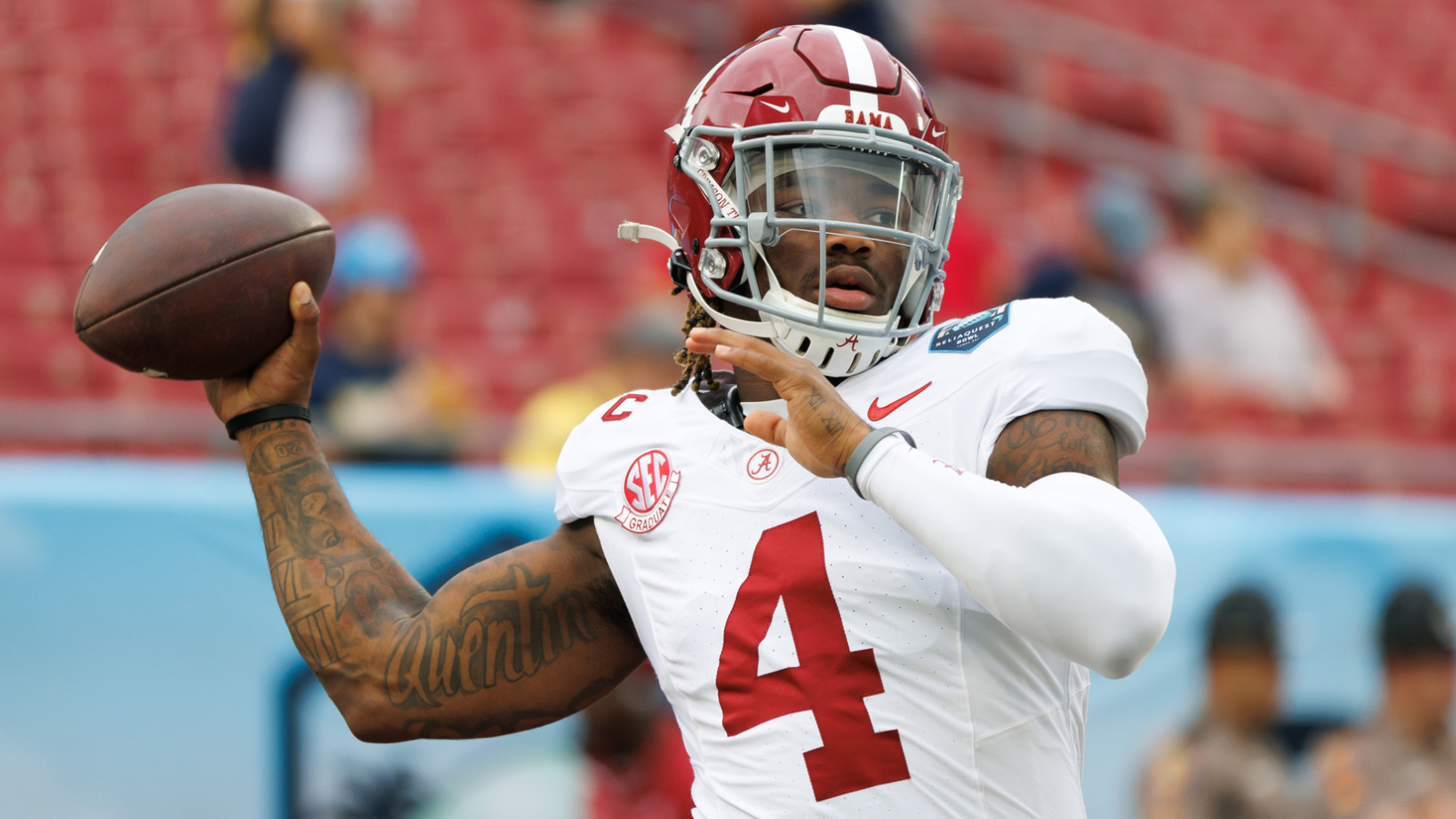 Surprising Jalen Milroe-Lamar Jackson take seems silly | Yardbarker