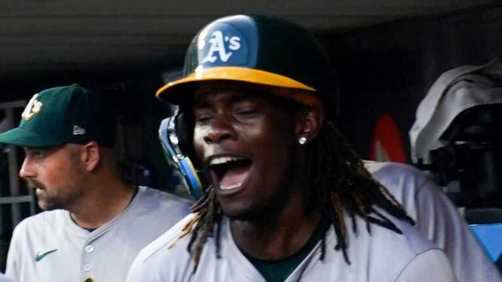 Watch: A's Lawrence Butler has second three-HR game of season | Yardbarker