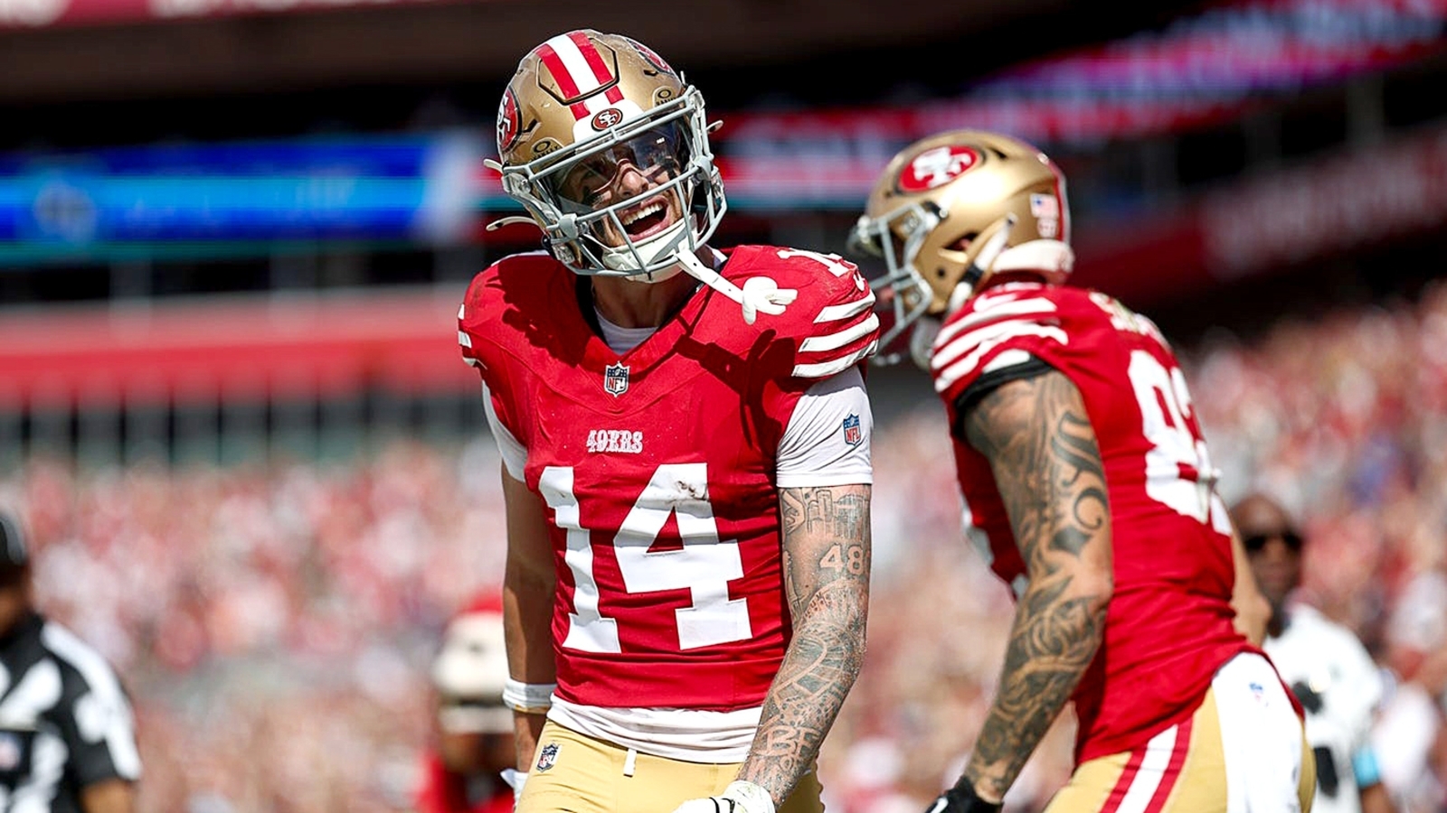 49ers' Ricky Pearsall putting in the work to build chemistry with Brock ...