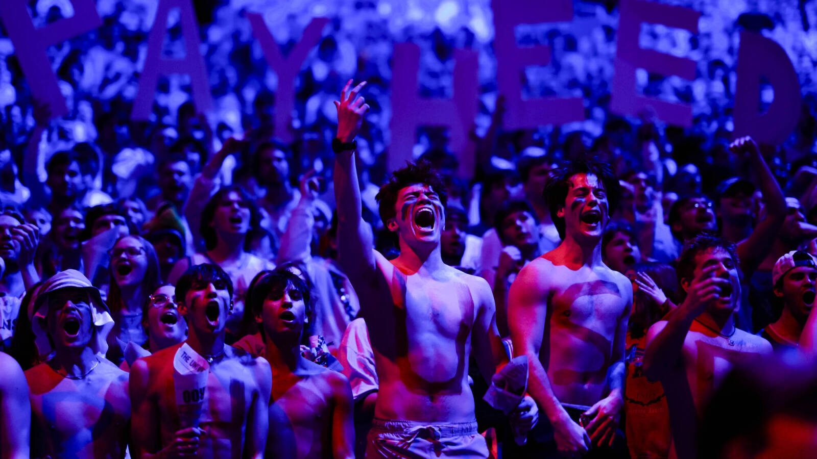 Watch: Kansas fans get hyped ahead of top-10 matchup with Houston ...
