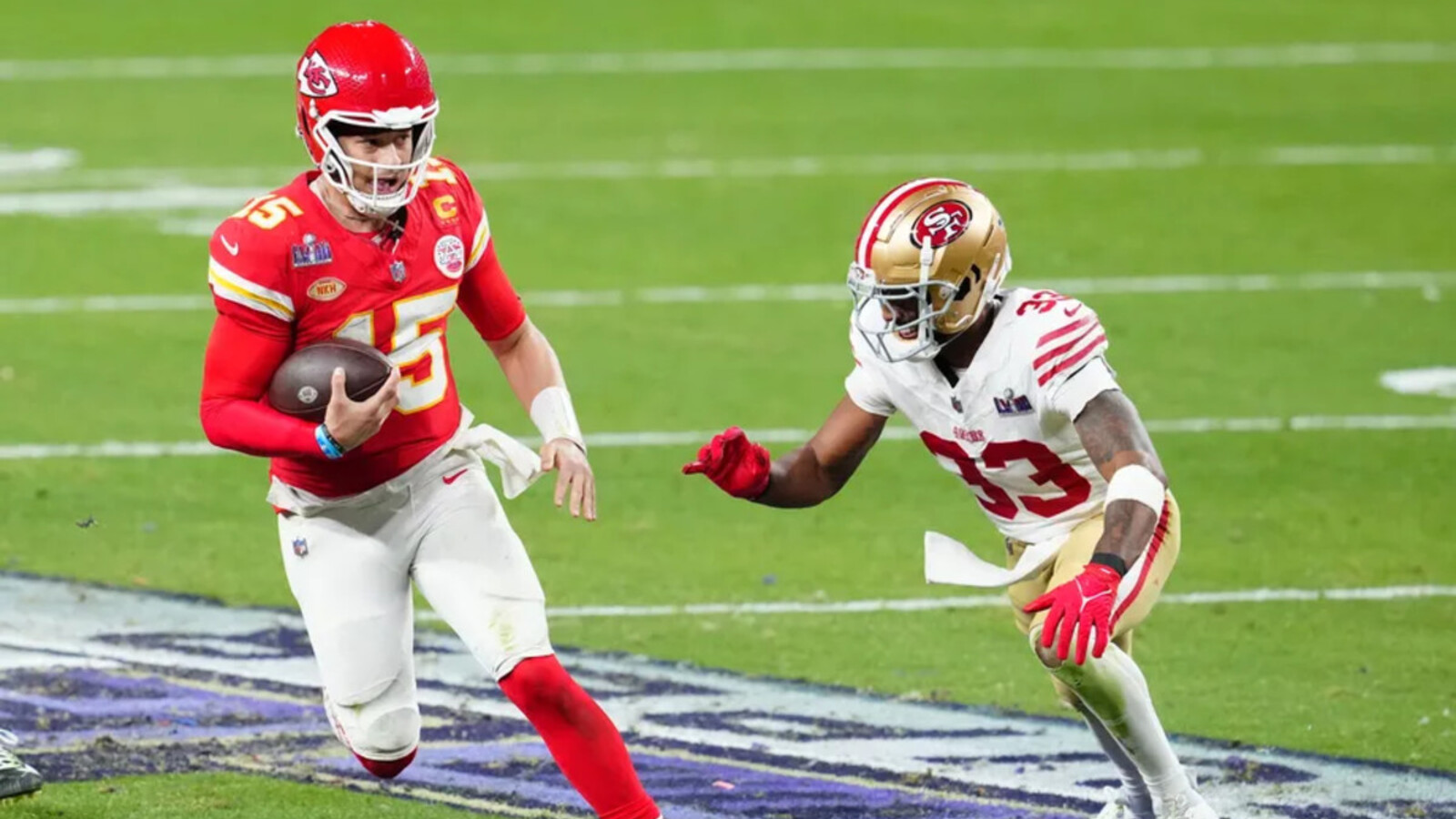 Patrick Mahomes Has Funny Reaction to Use of Infamous 40-yard Dash ...