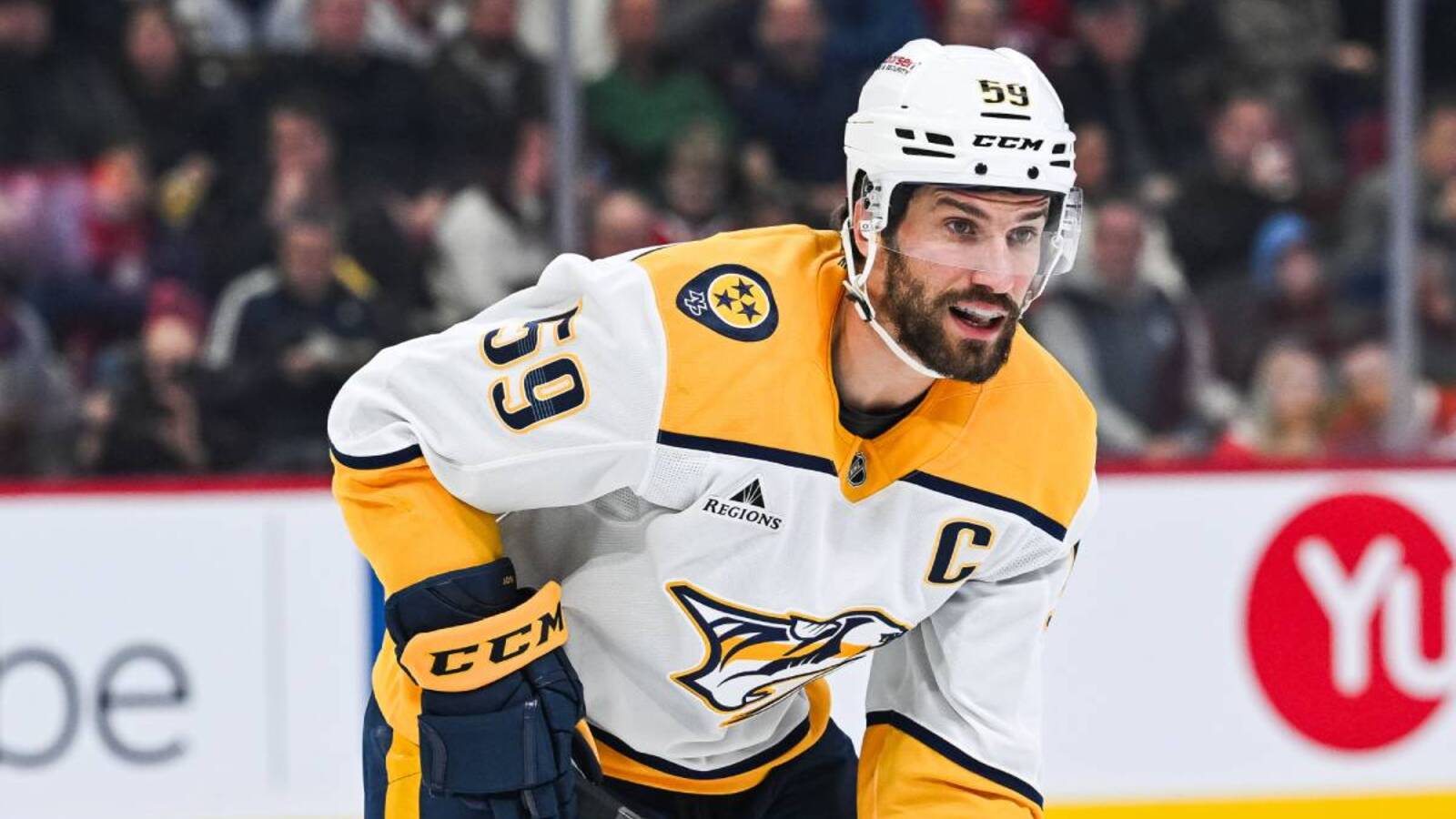 Predators’ Roman Josi leaves game vs. Flames with lower-body injury ...