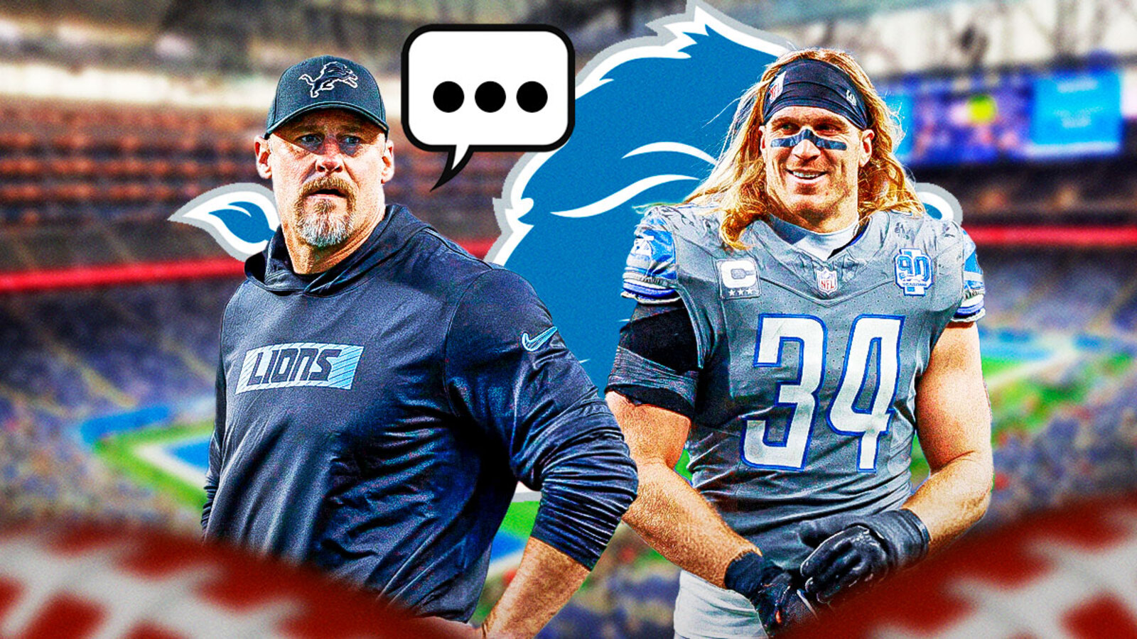 Dan Campbell makes hilarious demands for Alex Anzalone to return from ...