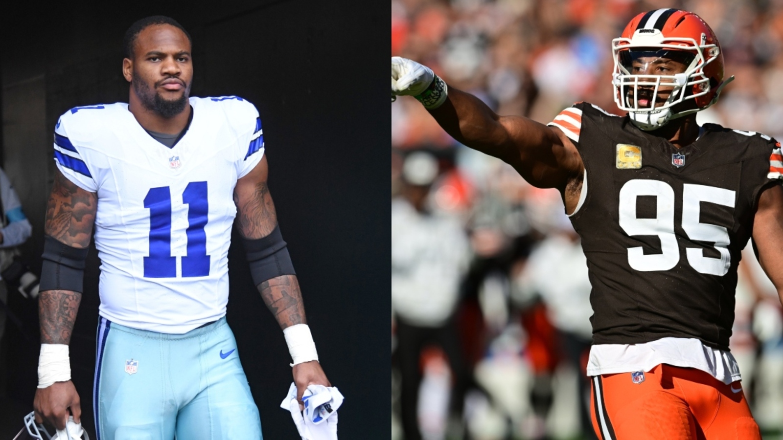 Micah Parsons calls on Jerry Jones to bring Myles Garrett to Dallas ...