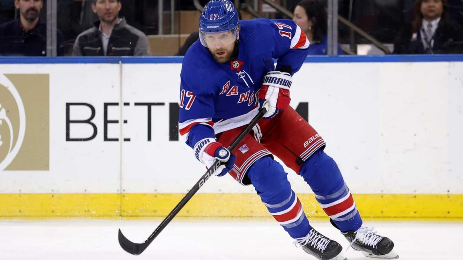 Rangers F Blake Wheeler (lower body) leaves with injury | Yardbarker