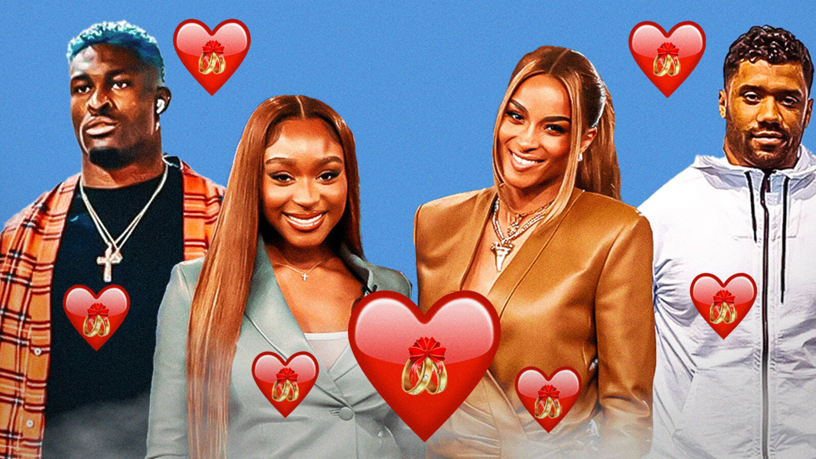 DK Metcalf, Normani share engagement news with Ciara, Russell Wilson ...