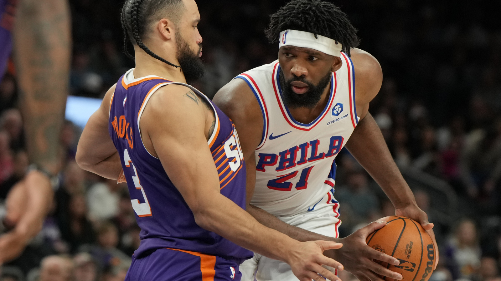 76ers star Joel Embiid out vs. Hawks, underscoring a frustrating trend ...