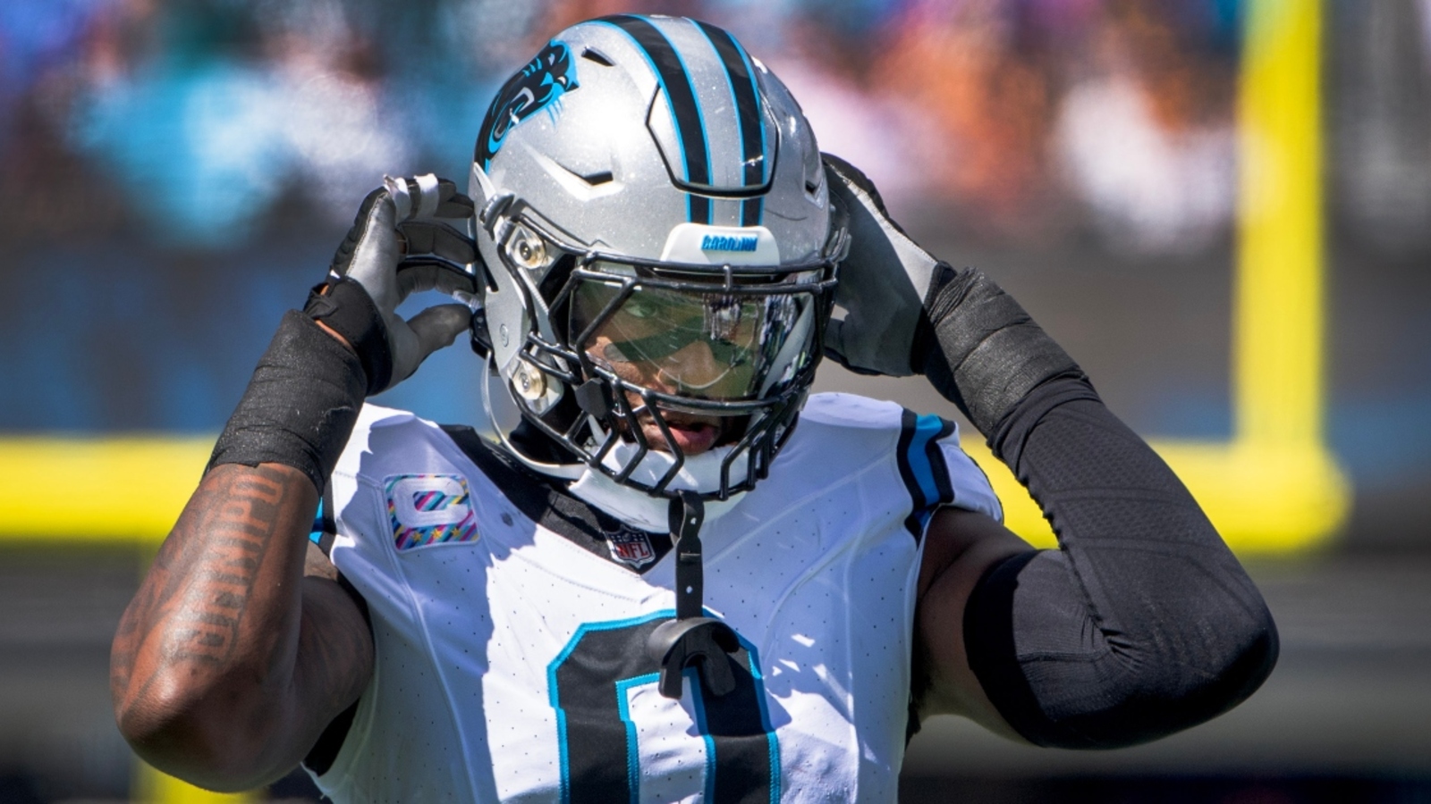 Brian Burns admits frustrations led to his ejection for punching Bucs ...