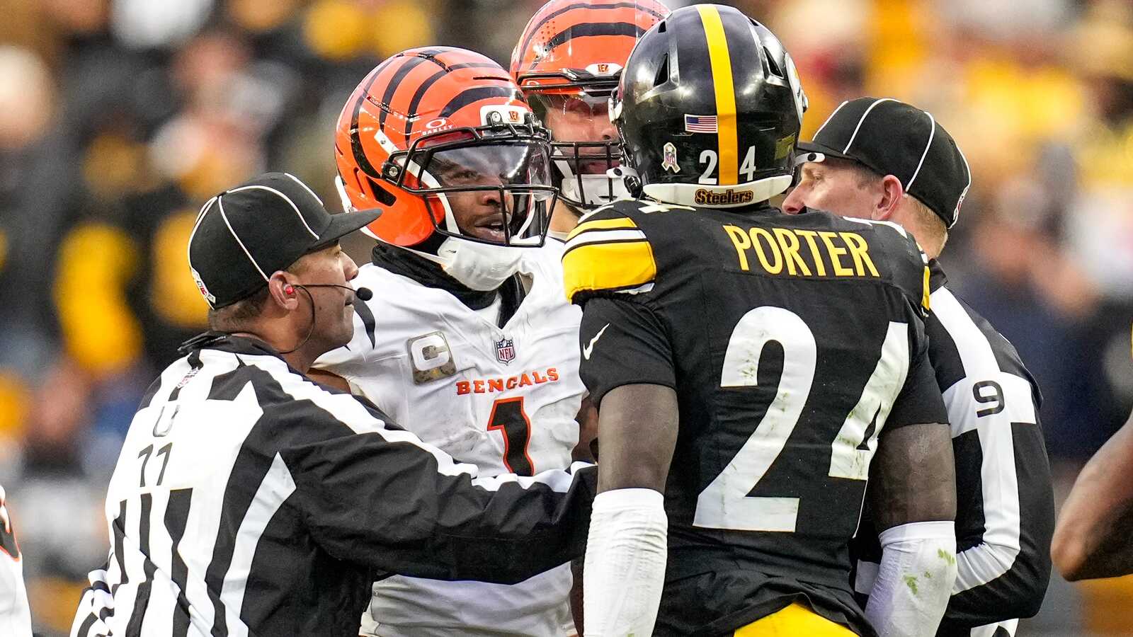 Bengals WR Ja’Marr Chase Suspended One Game For Spitting On Jalen ...