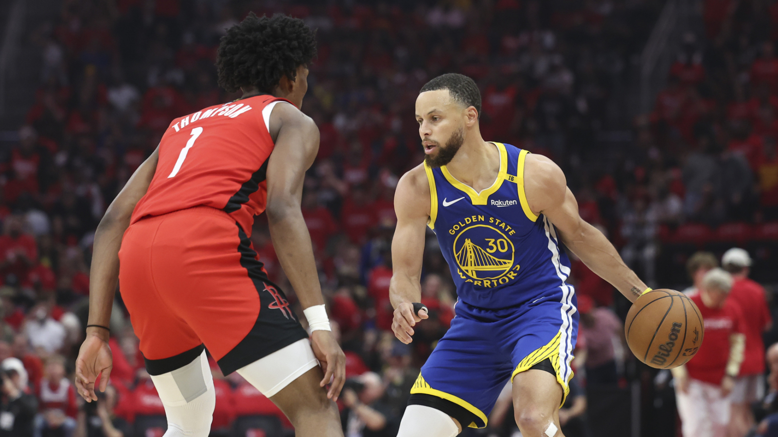 Stephen Curry gives Rockets rude welcome back to playoffs | Yardbarker