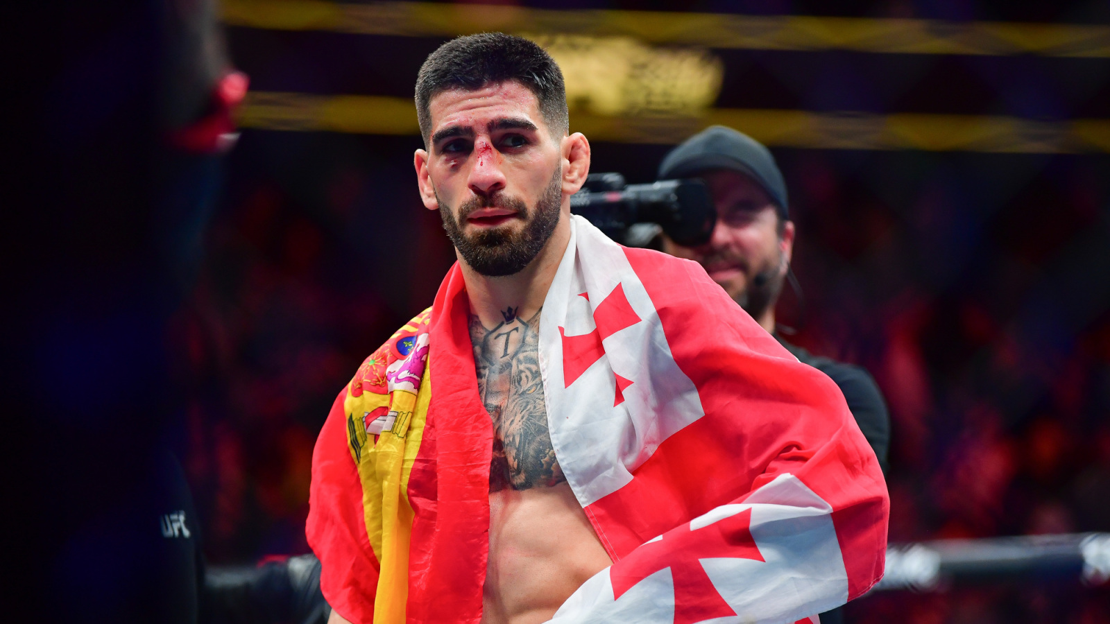 Ilia Topuria Tattoos: Meaning Behind UFC Champ’s Back, Arm, Chest, and ...