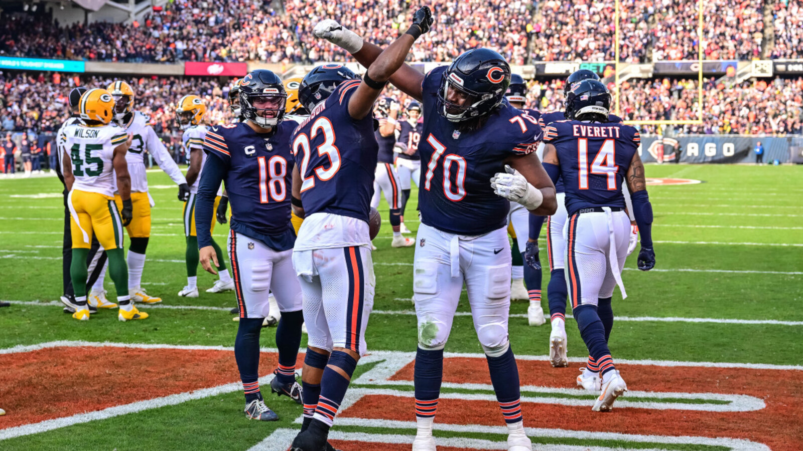Bears inactives: Swift in against Vikings on 'MNF' | Yardbarker