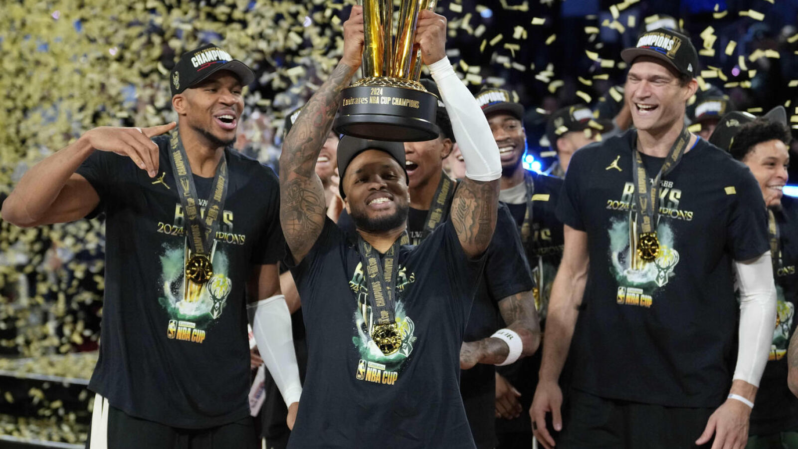 Bucks keep NBA Cup celebration bottled up | Yardbarker