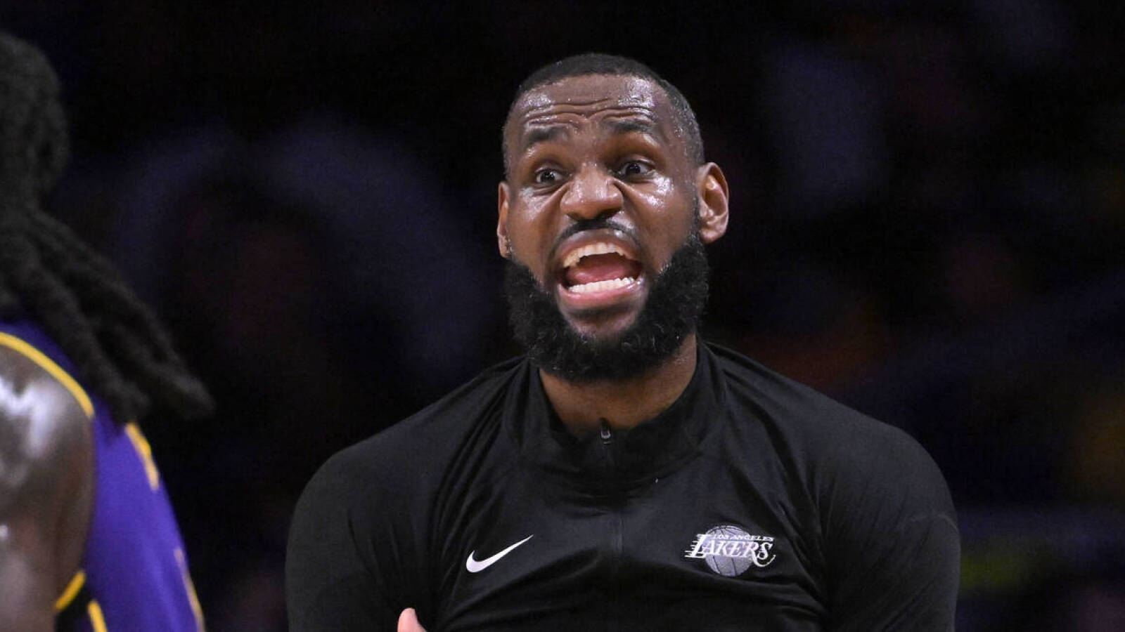 Watch: LeBron's unreal dunk on George had Lakers' bench going crazy ...