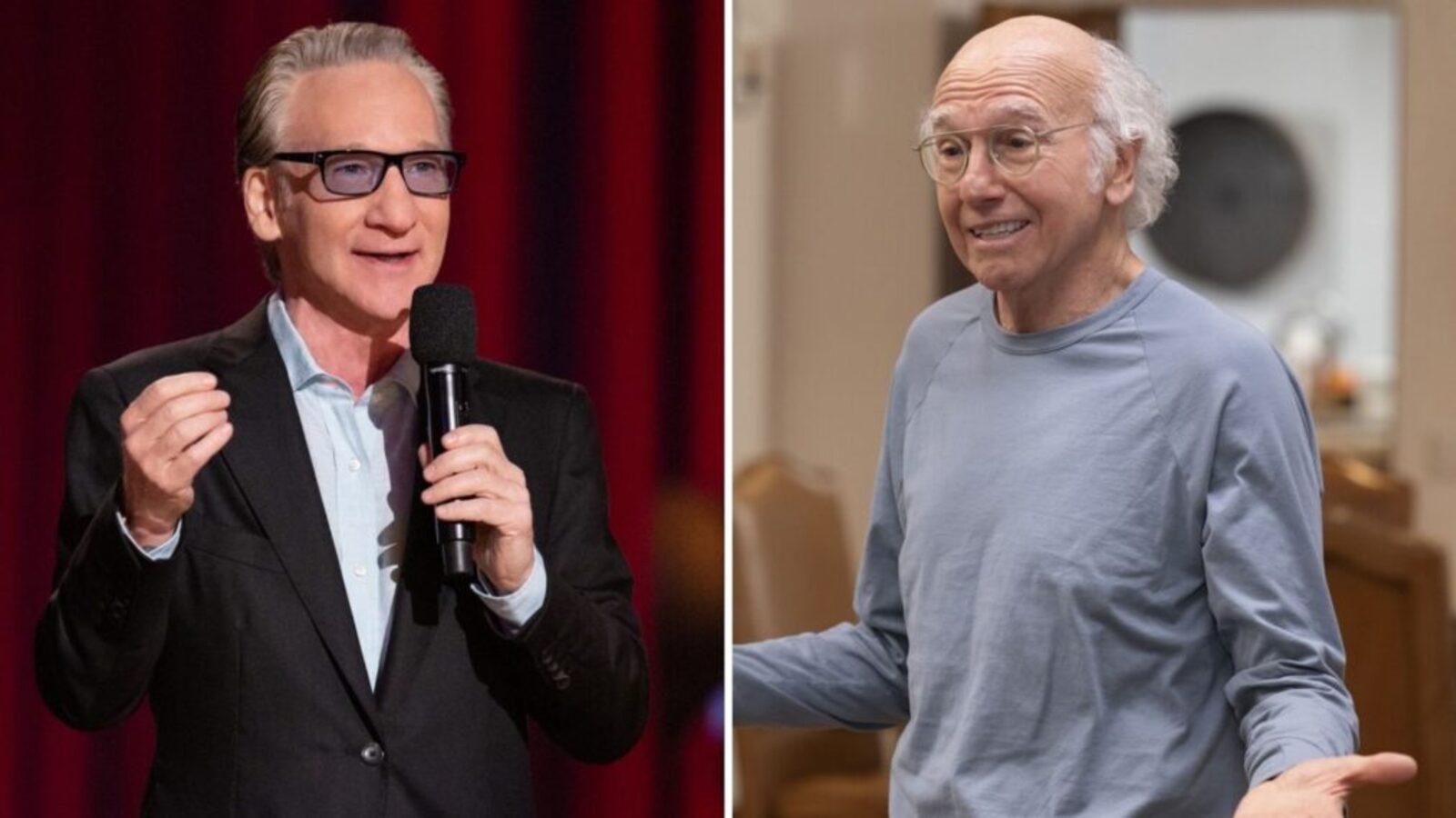Bill Maher Hits Back at Larry David for Mocking Him Over Trump Visit ...