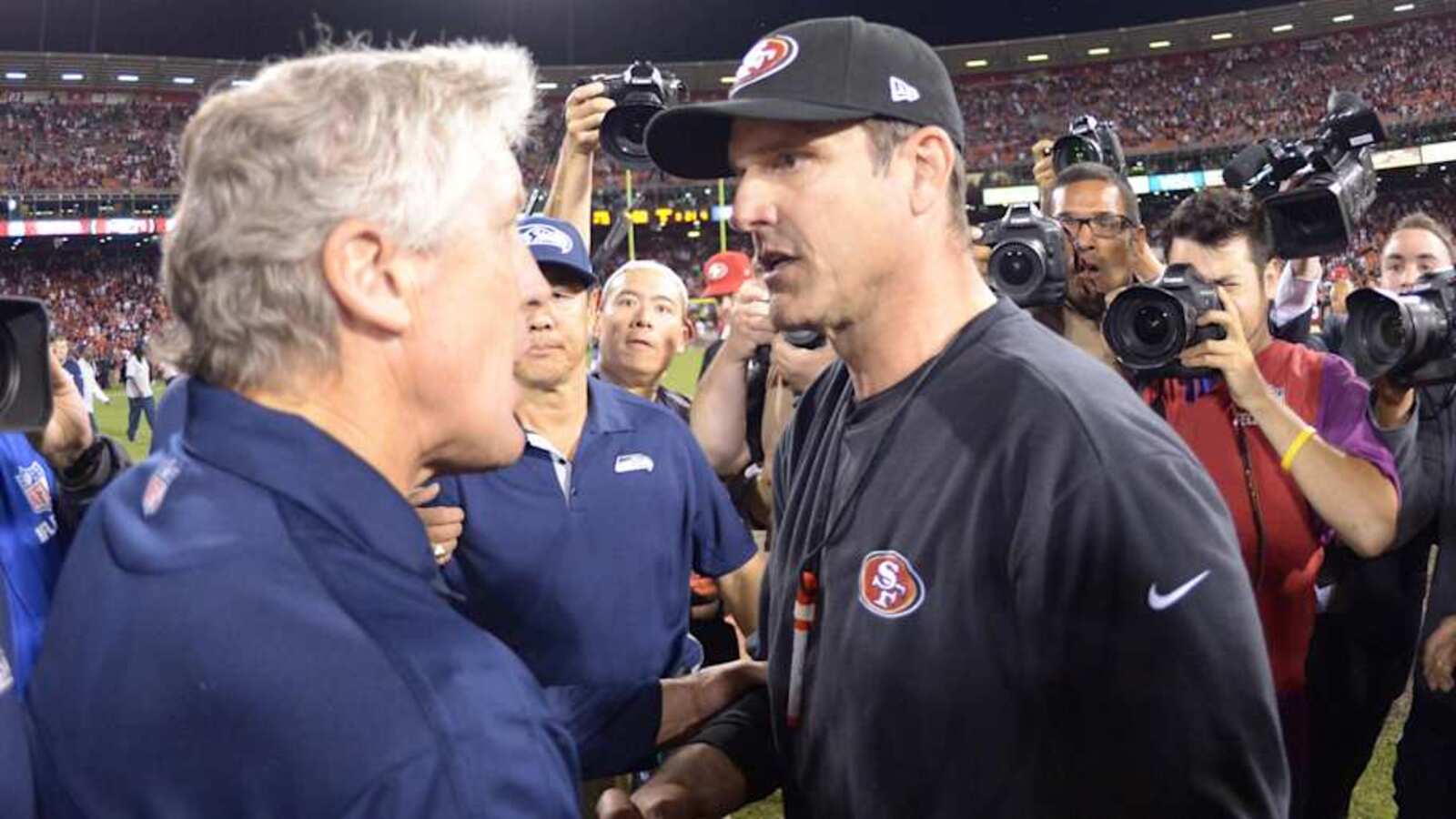 Jim Harbaugh disrespected, but above rivals in Coach of the Year odds ...