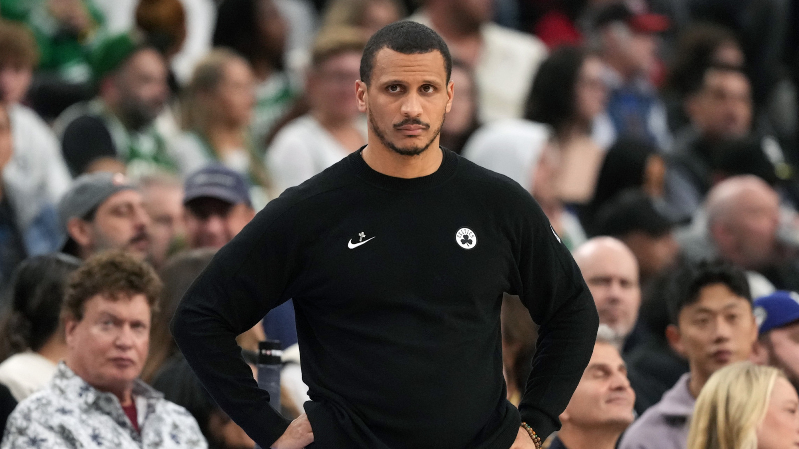 Joe Mazzulla used the same 2-word answer for his entire postgame press ...