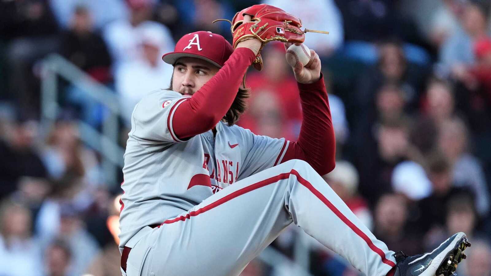 Los Angeles Dodgers select Arkansas LHP Zach Root in 2025 MLB Draft ...