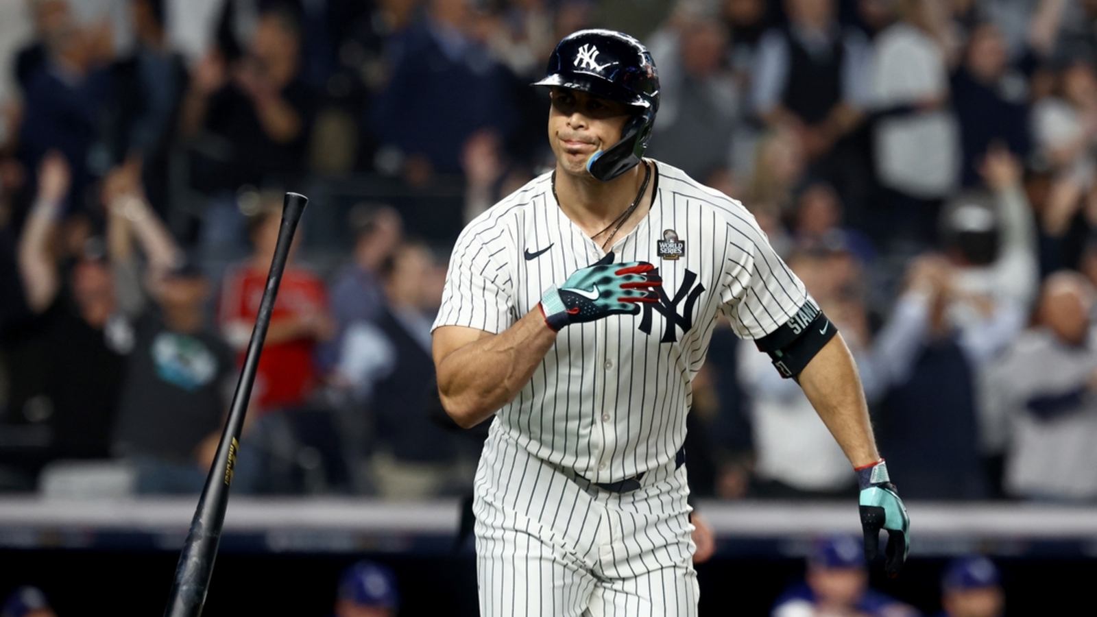 Two-shot run: Yankees DH Giancarlo Stanton receives second round of ...