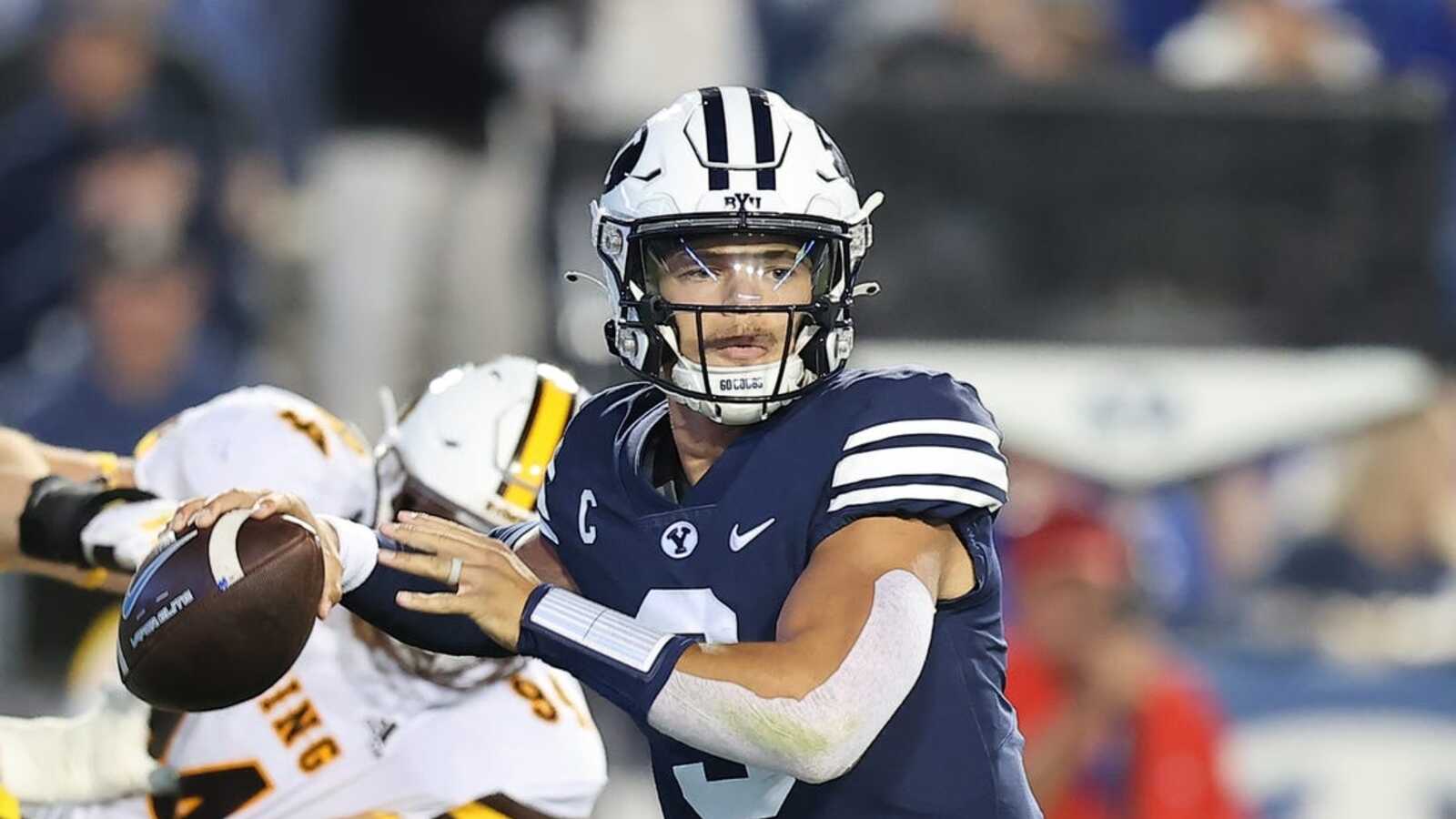 No. 19 BYU vs. Utah State prediction, pick, odds Thu. 9/29: Jaren Hall ... No. 19 BYU vs. Utah State prediction, pick, odds Thu. 9/29: Jaren Hall ...