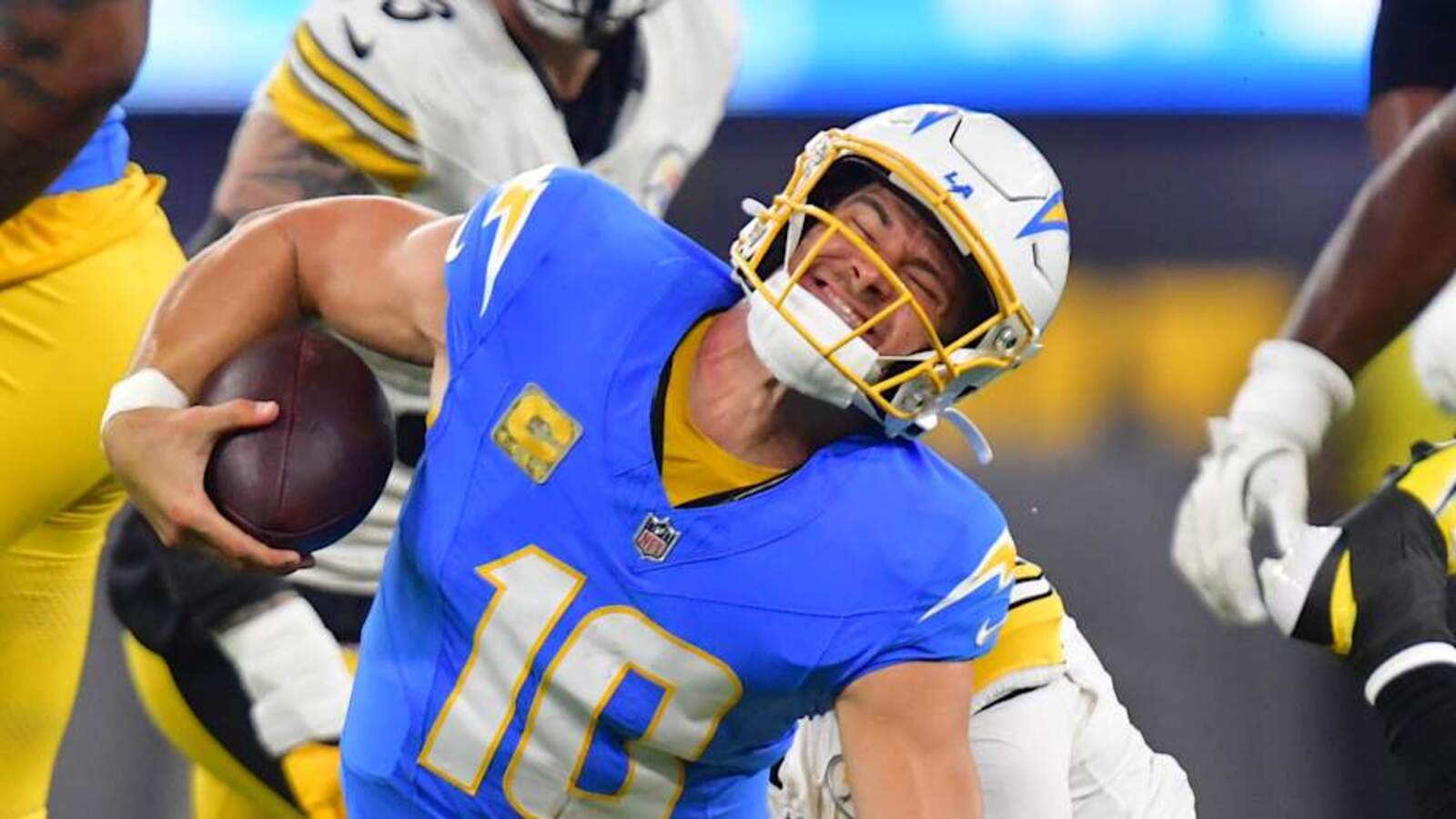 NFL fines Steelers for dirty hit on Chargers QB Justin Herbert | Yardbarker