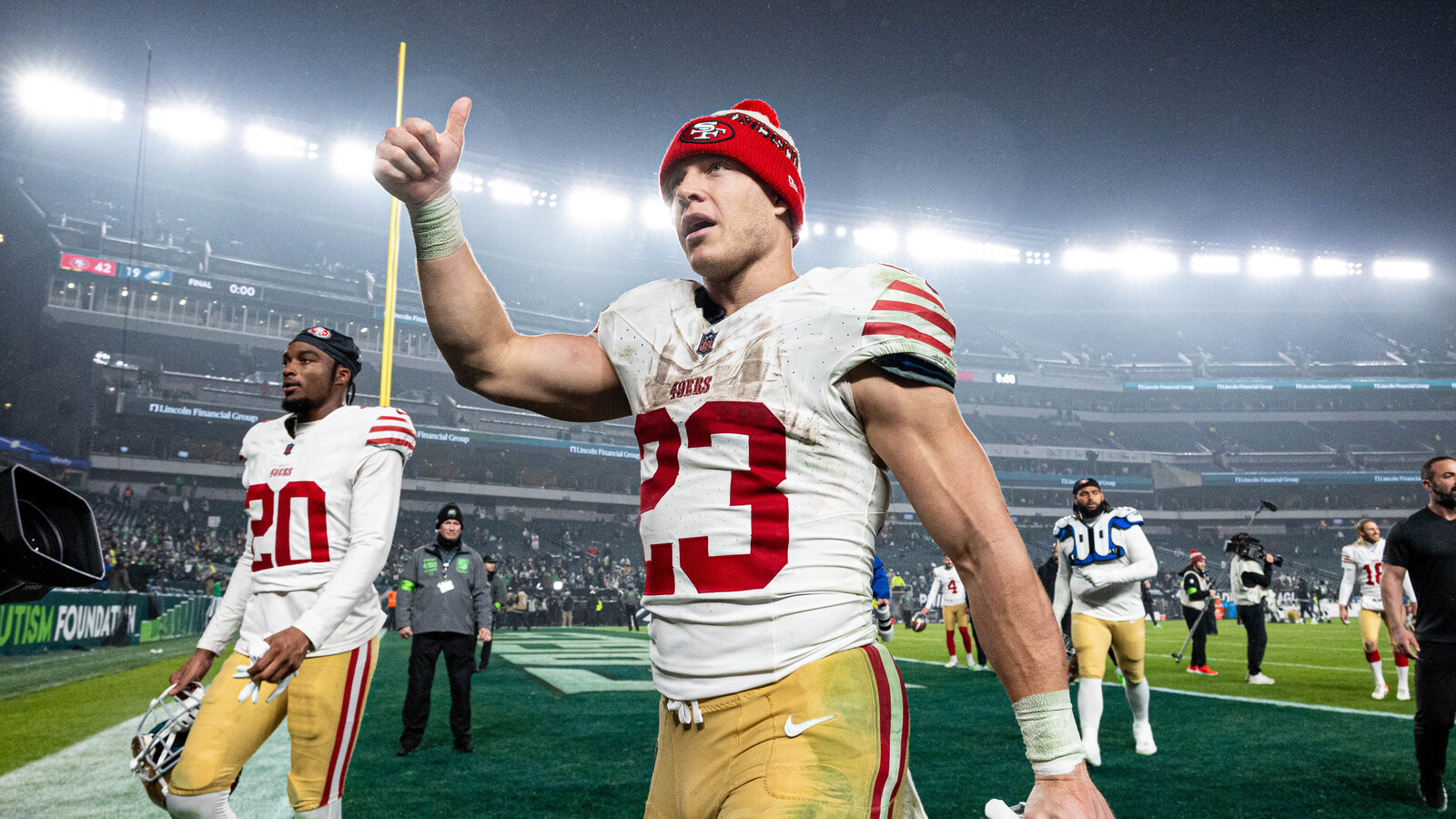 49ers' Christian McCaffrey: Surpassing 1,000 rushing yards a 'team ...