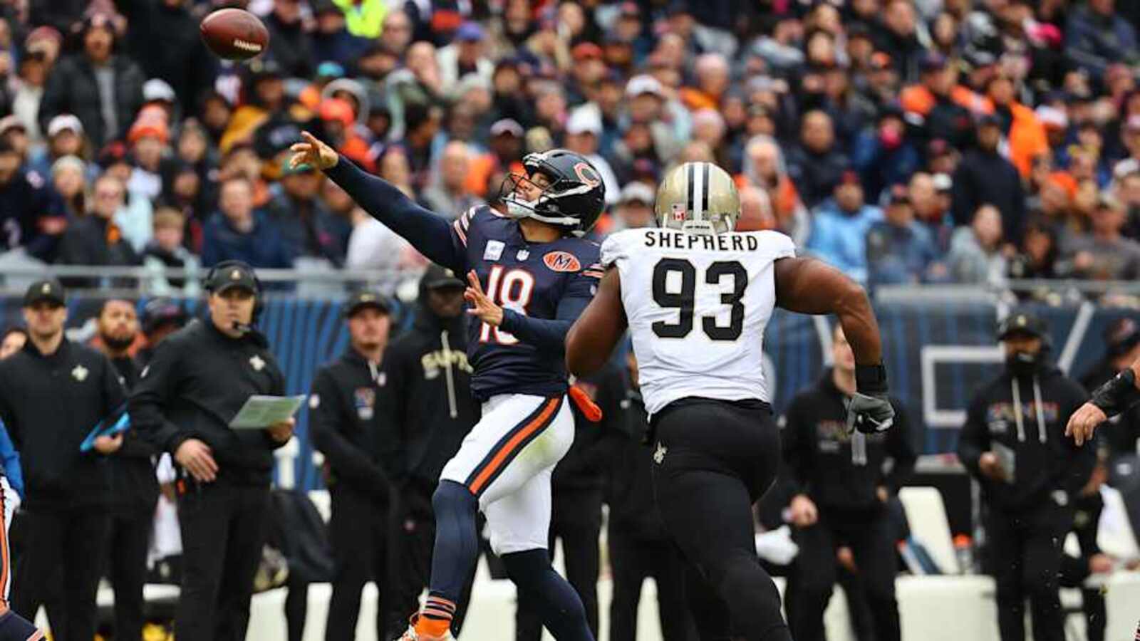 How Caleb Williams' priority appears misplaced in Bears passing game ...