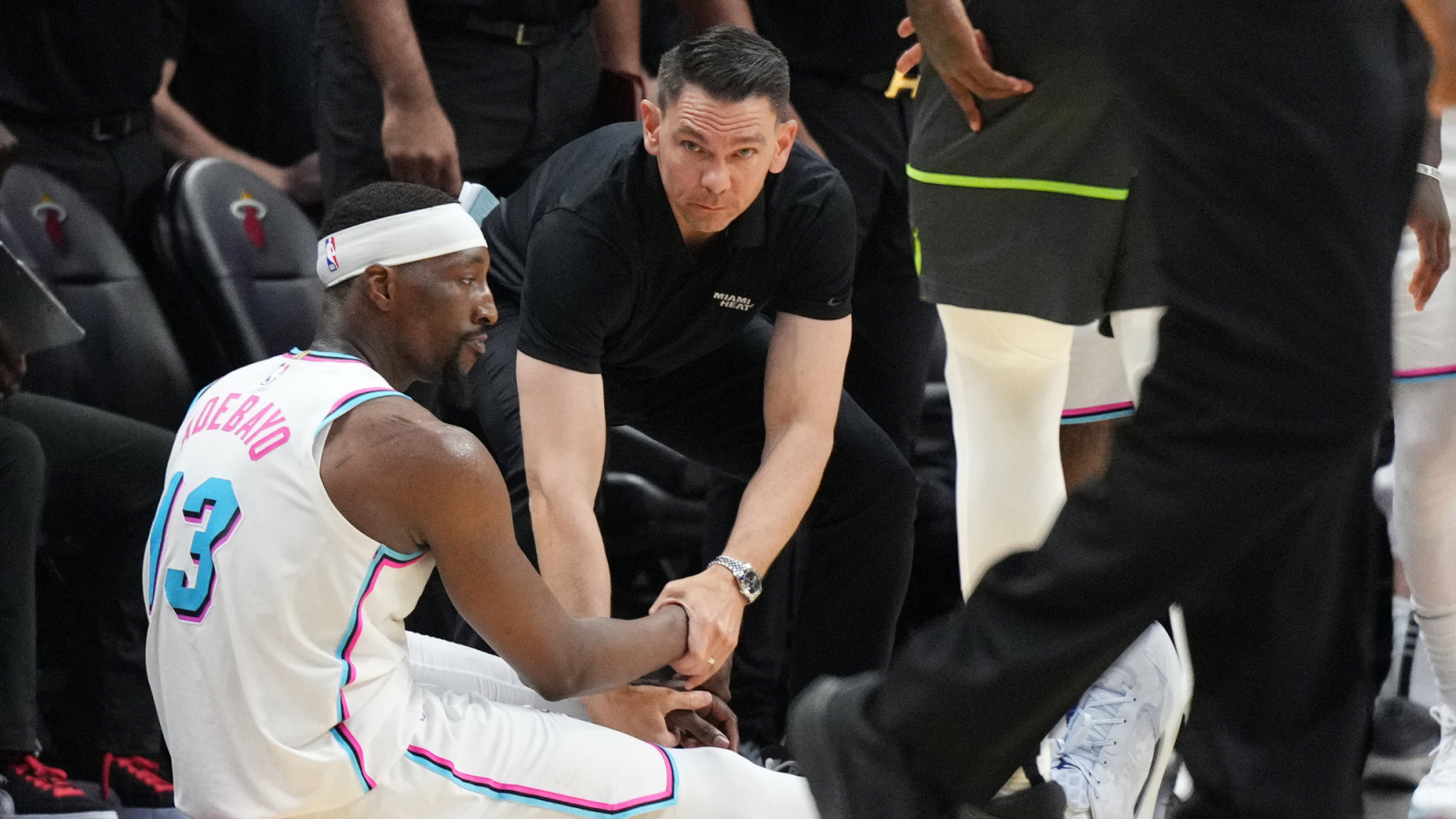 NBA doubles down on controversial no-call at end of Heat-Wolves game ...