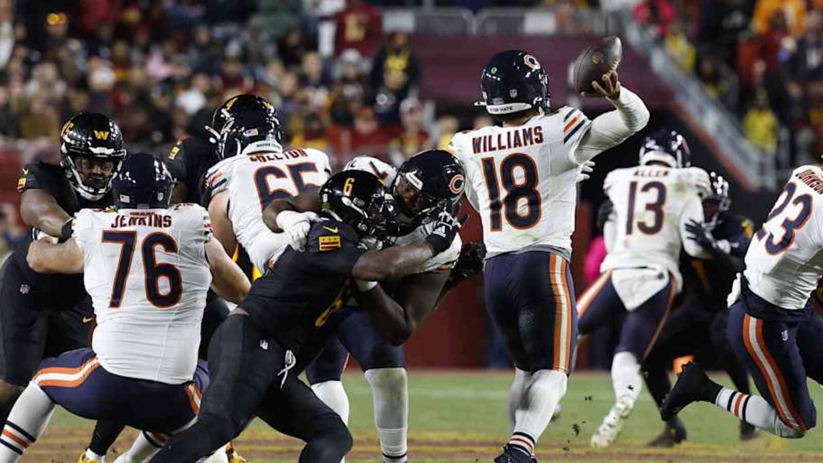 Predicting Caleb Williams stats vs Commanders in Week 6 revenge game ...