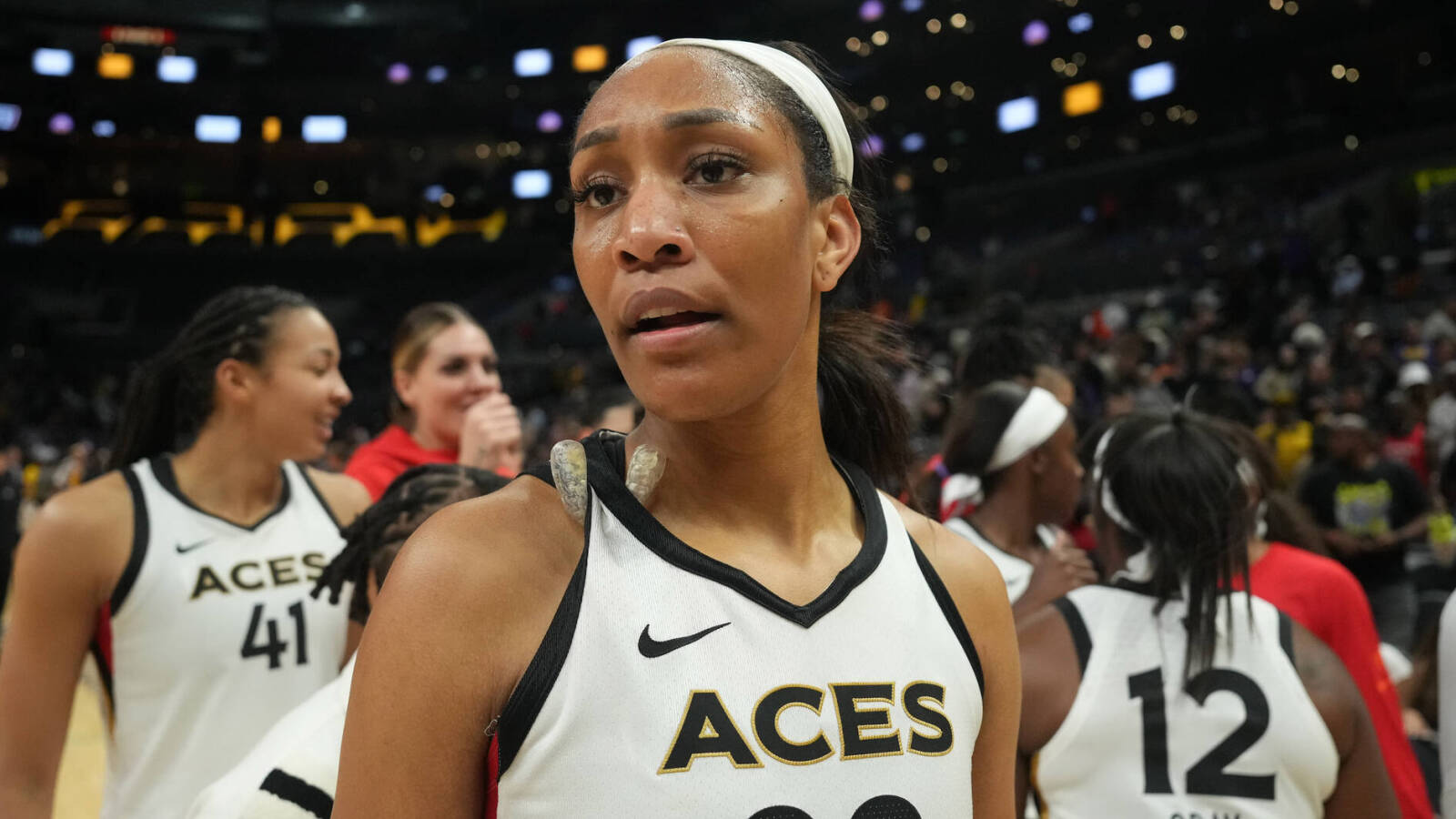 Aces star A'ja Wilson calls out President Joe Biden for tweet | Yardbarker