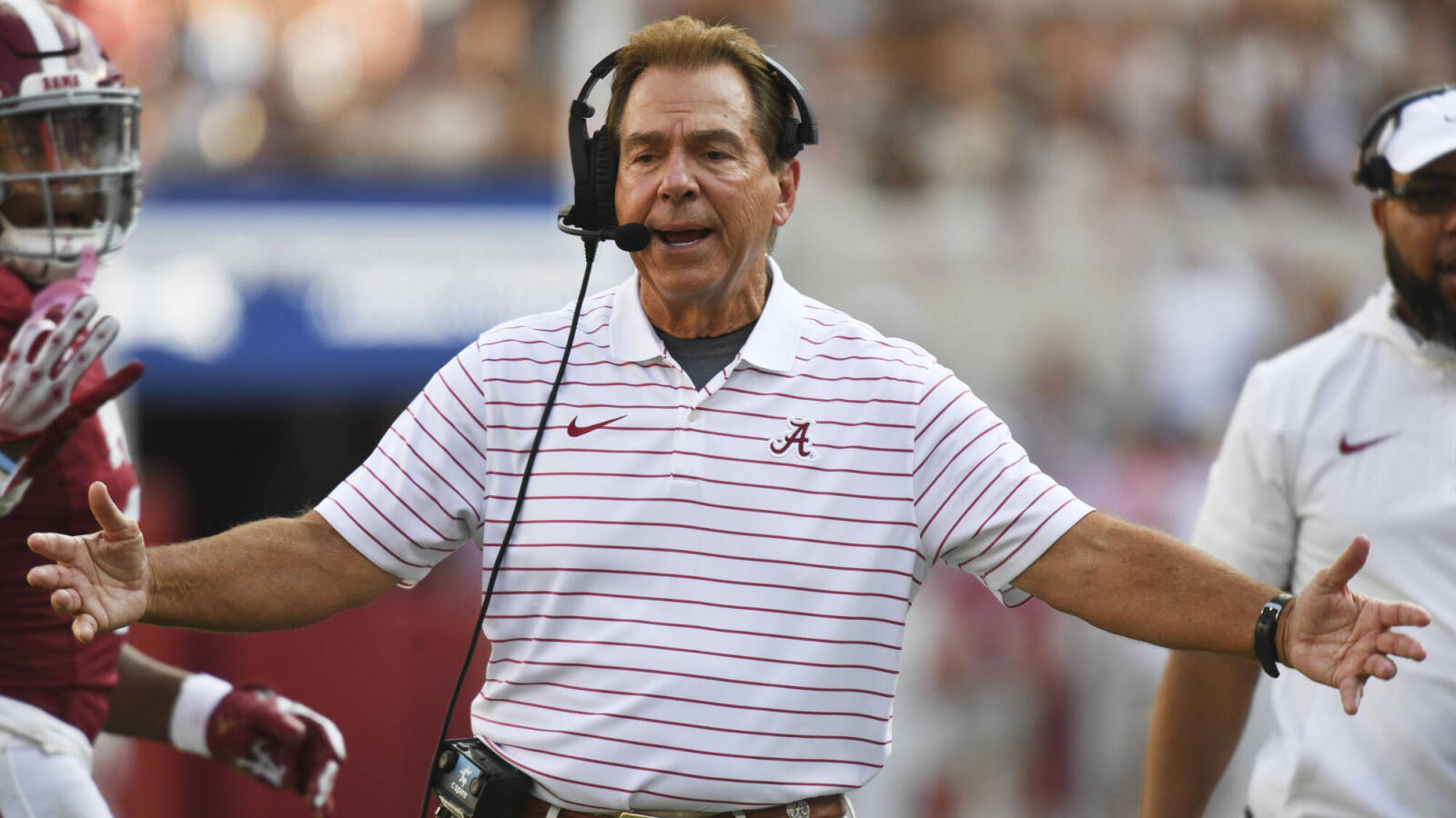 Nick Saban credits age for relatively mellow sideline behavior | Yardbarker