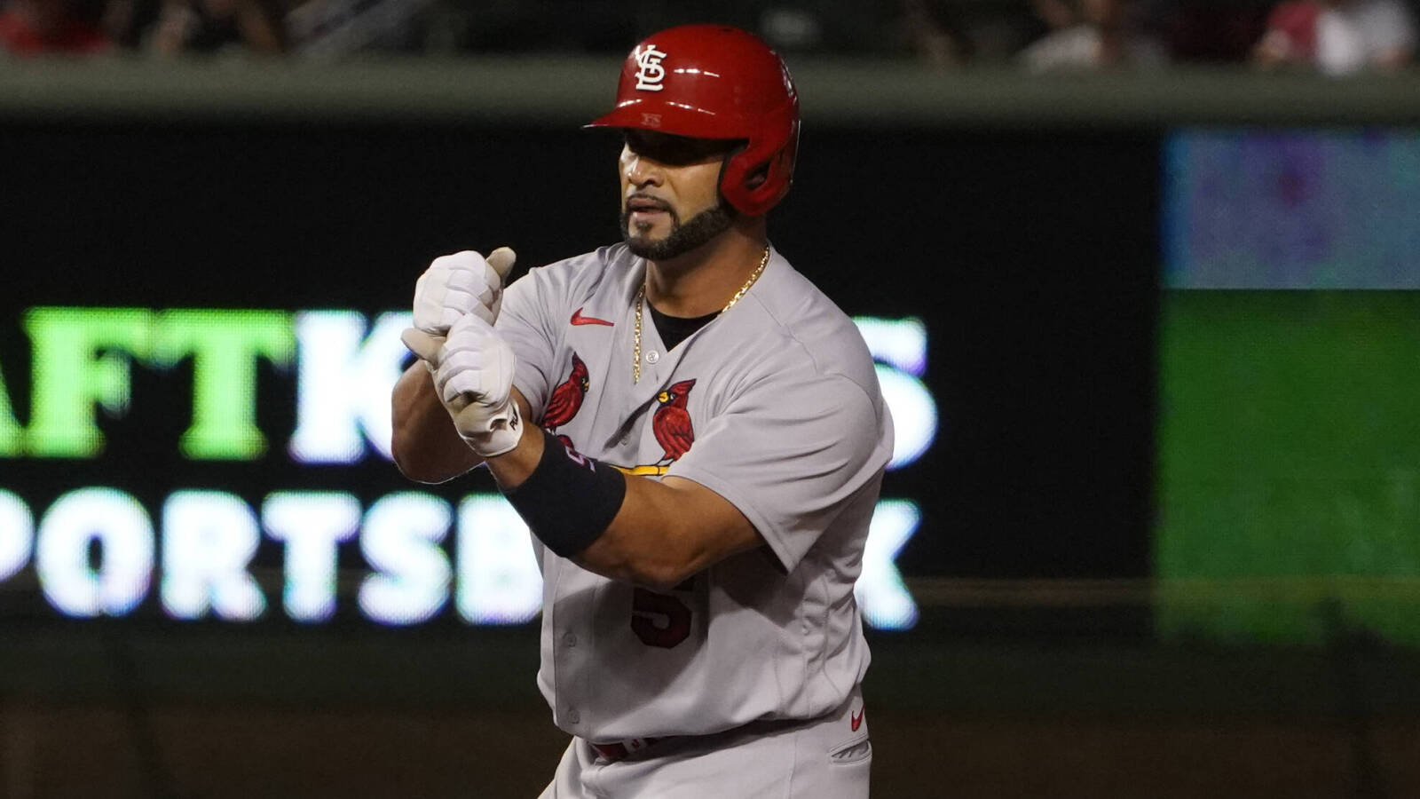 Watch: Albert Pujols gifts young fan game-worn jersey | Yardbarker
