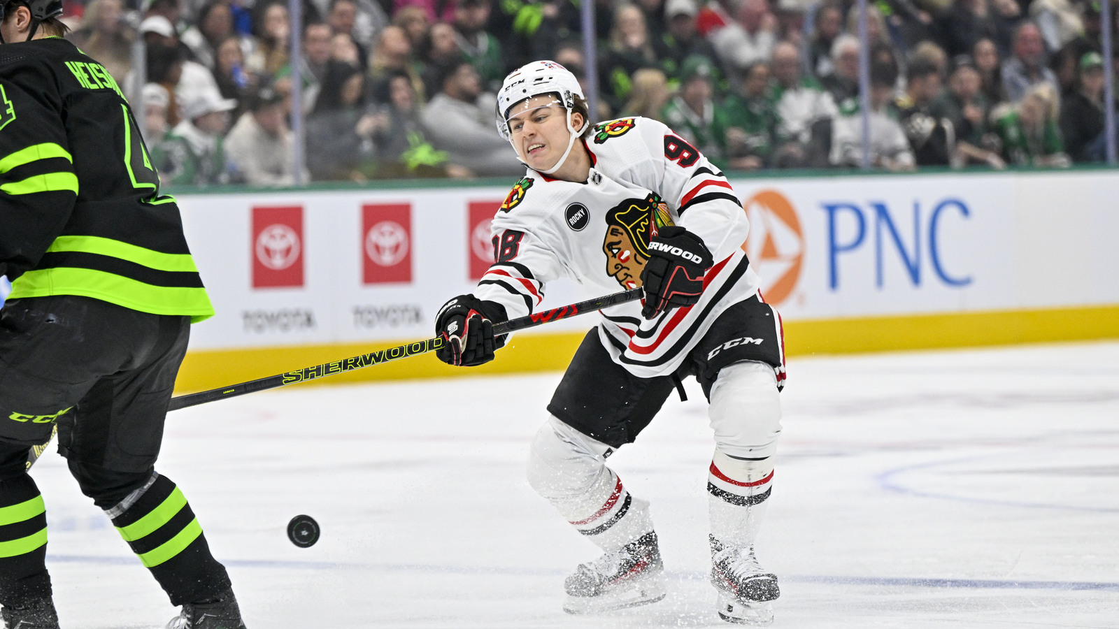 Blackhawks’ Connor Bedard leaves game Vs. New Jersey Devils with injury ...