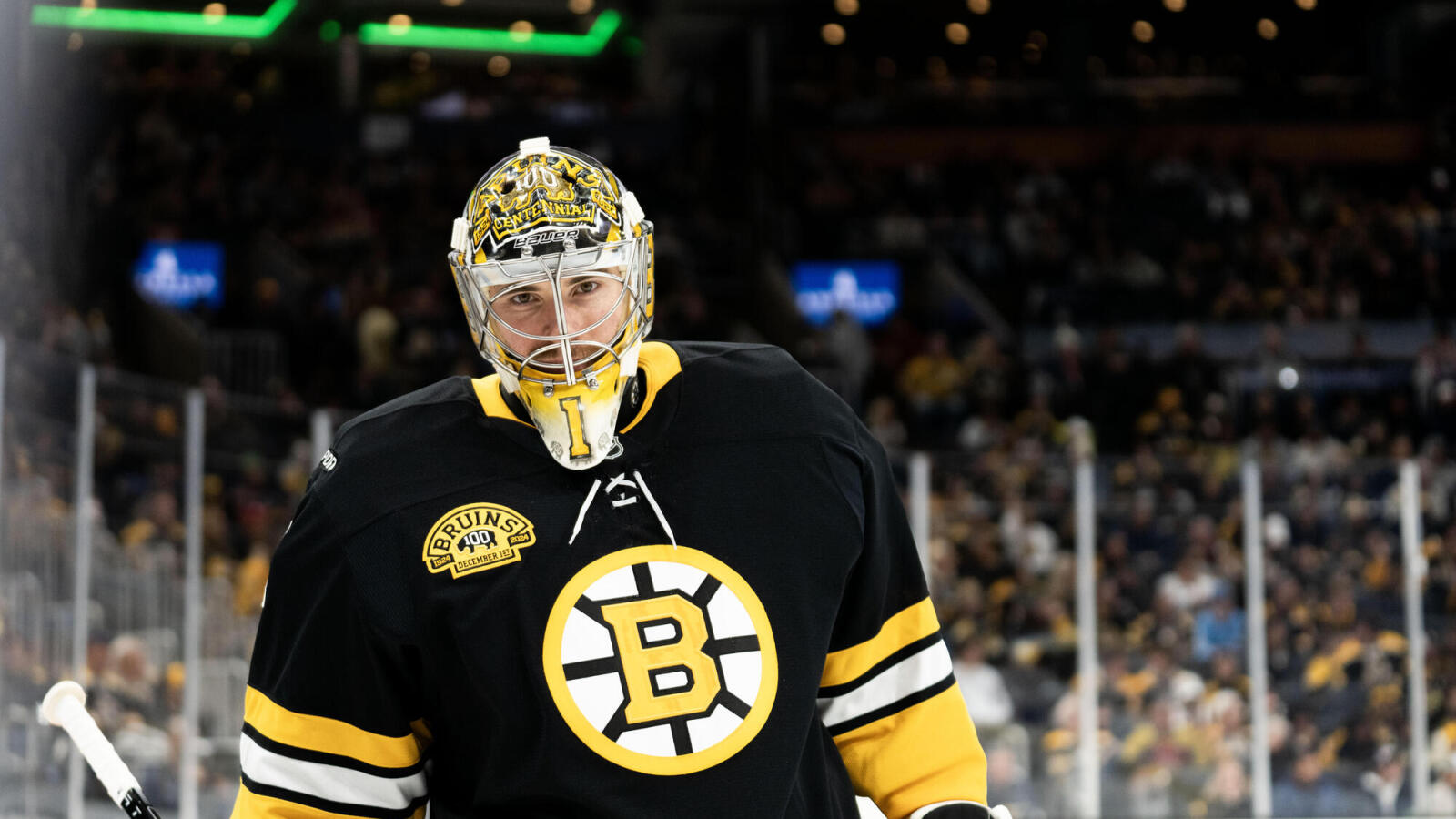 Jeremy Swayman Cheap Shots Montreal Canadiens Captain Nick Suzuki In ...