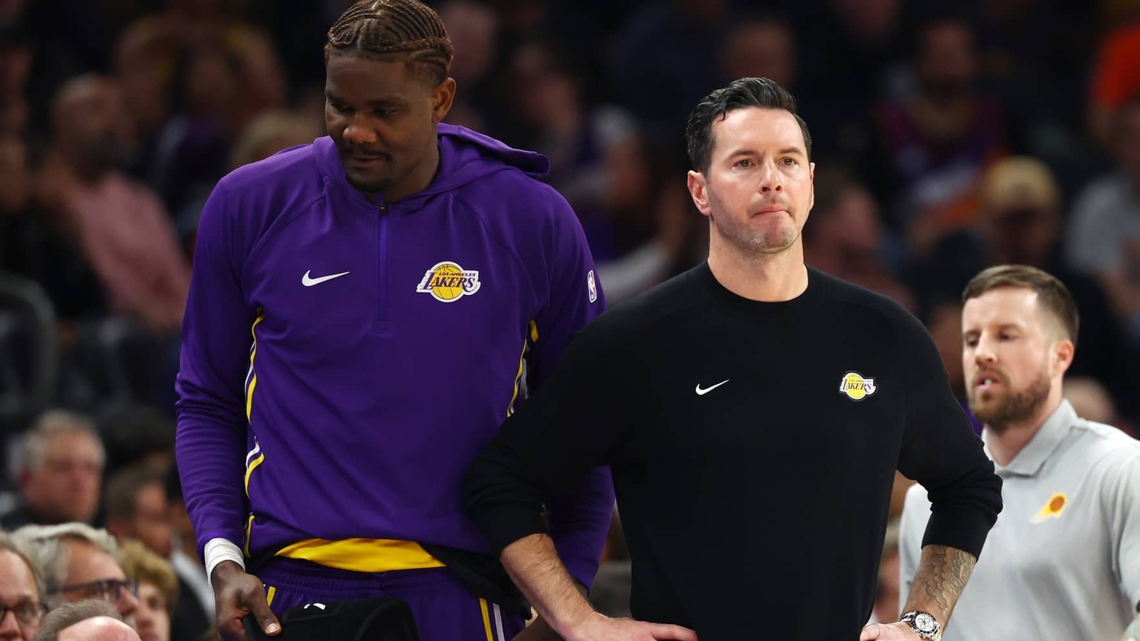 JJ Redick Gives 4-Word Answer On Why Jaxson Hayes Finished The Game ...