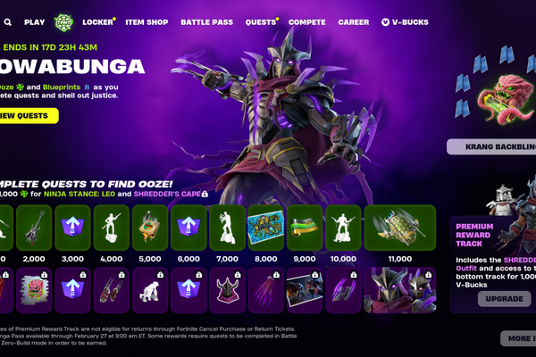 Fortnite x TMNT event: every quest and reward | Yardbarker