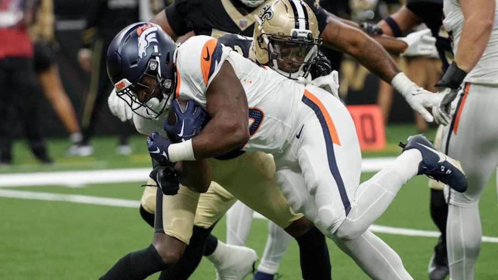 Broncos RB Audric Estime Sounds Off on Roster Outlook After Saints Game ...