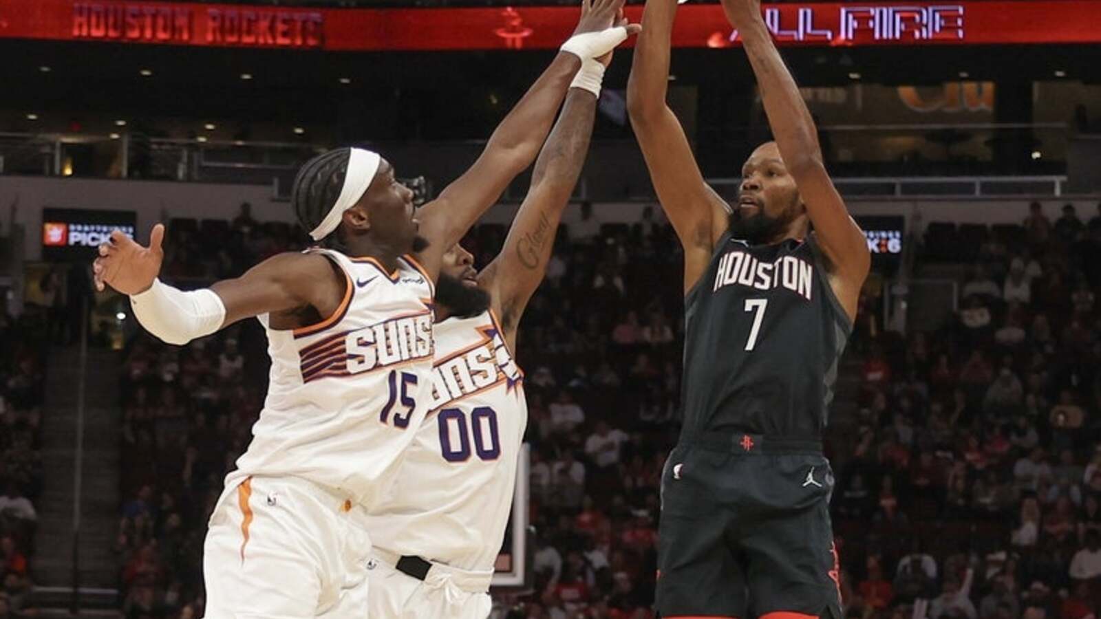 Kevin Durant's late 3 helps Rockets outlast Suns | Yardbarker