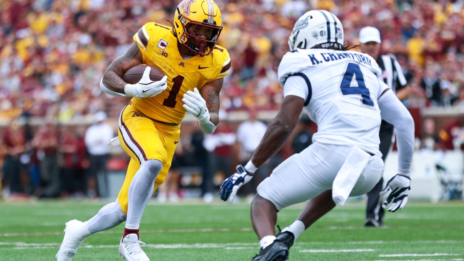 Darius Taylor's 3-TD day carries Minnesota over Nevada 27-0 | Yardbarker