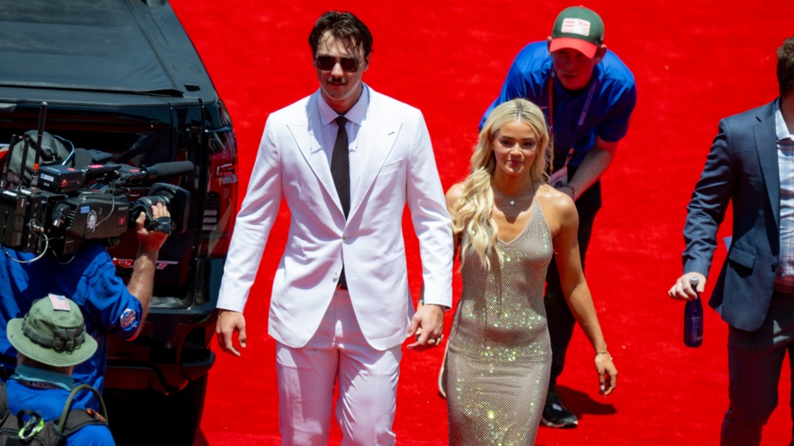 Paul Skenes, Livvy Dunne hit red carpet ahead of MLB All-Star Game ...