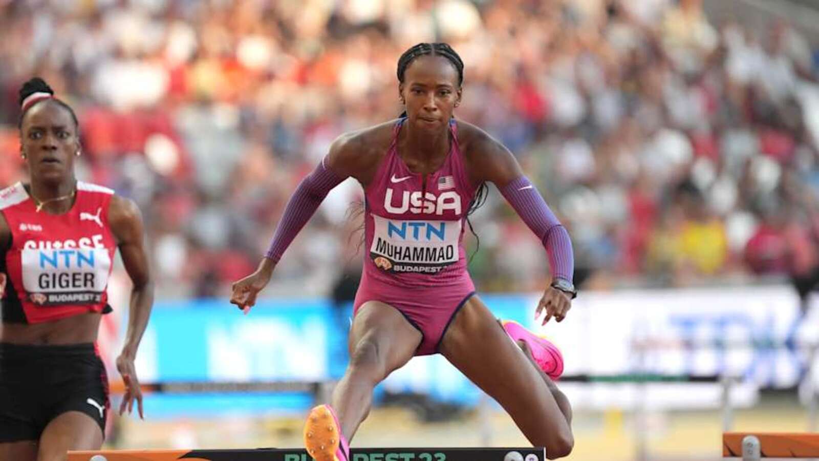 Dalilah Muhammad Breaks 400-Meter Hurdle Masters World Record At Monaco ...