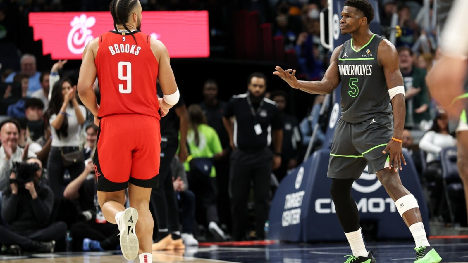 Anthony Edwards Slams Dillon Brooks For Dirty Play In Wolves Win Over ...