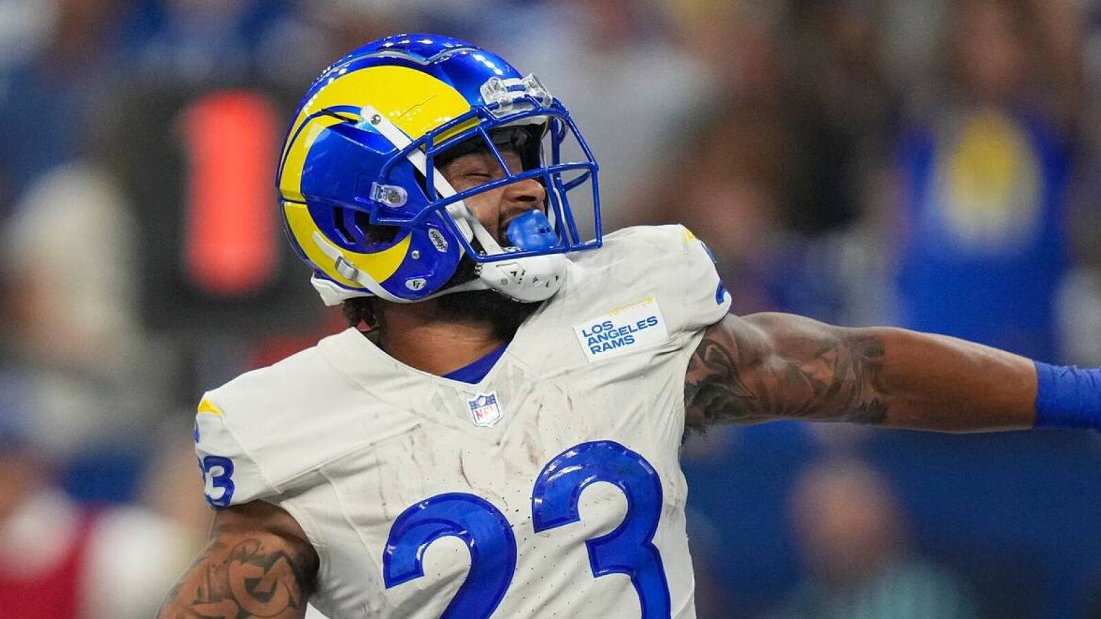 Watch: Rams RB Kyren Williams rushes for third TD against Giants ...