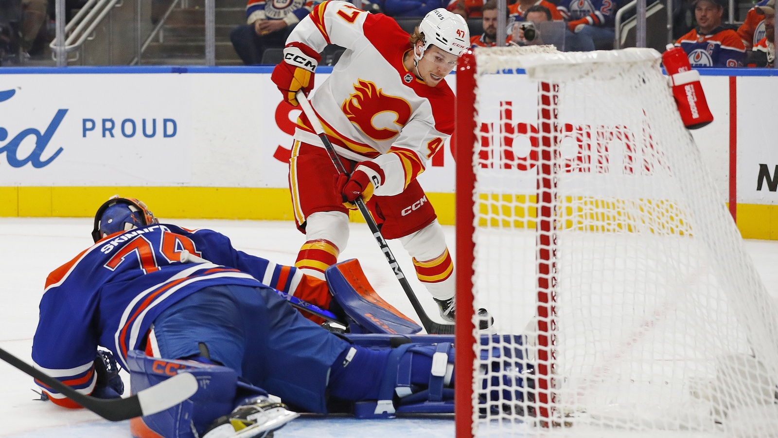 Flames Post-Game: Flames’ depth shines through in Battle of Alberta win | Yardbarker