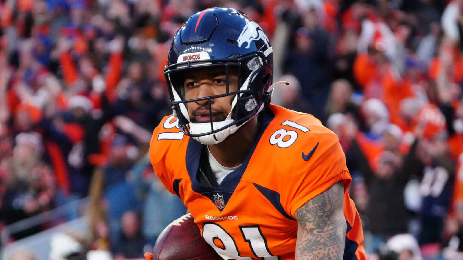 Broncos WR Tim Patrick carted off field | Yardbarker