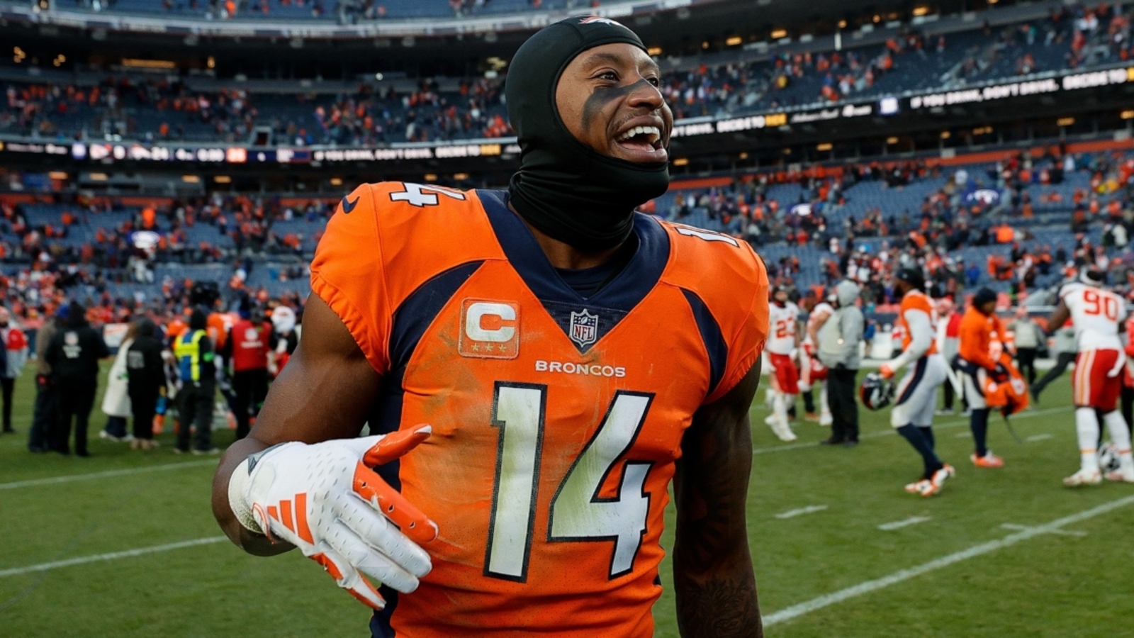 Broncos wide receiver Courtland Sutton skips day one of spring workout ...