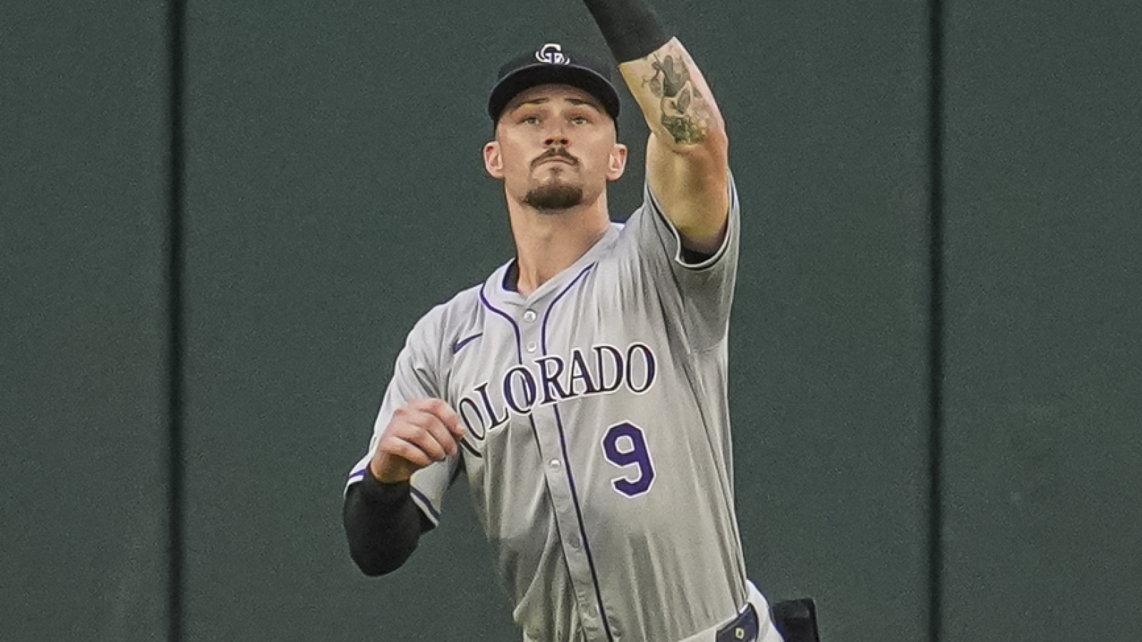 Watch: Rockies' Brenton Doyle launches incredible throw to get final ...